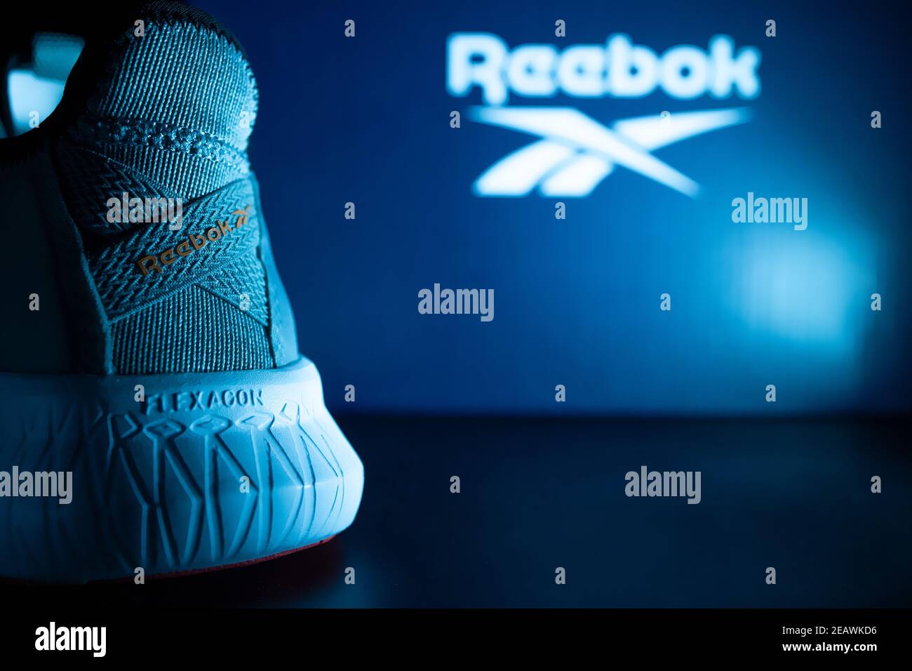 Reebok running shoe hi-res stock photography and images - Alamy