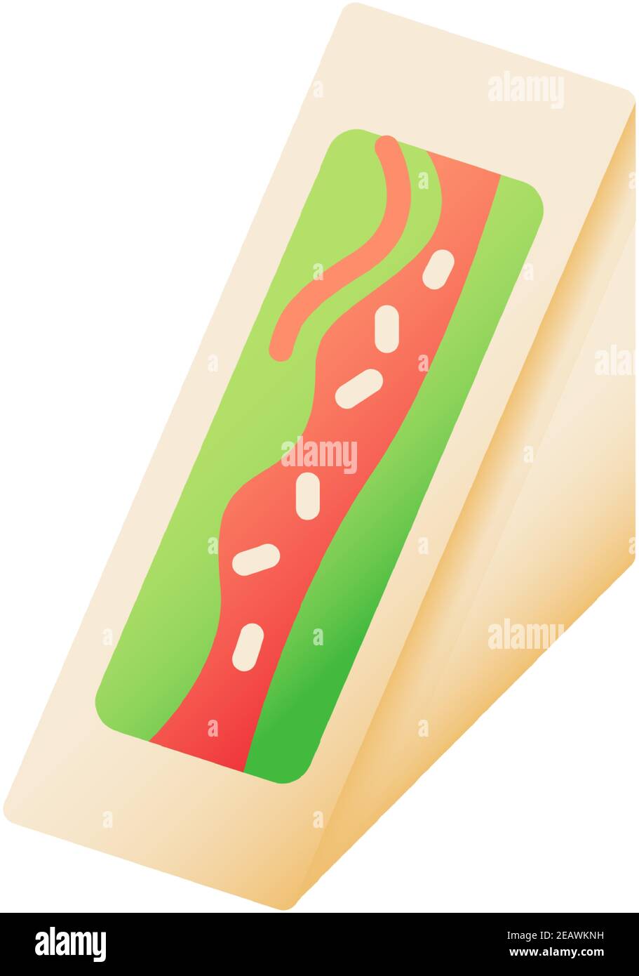 Sandwich triangle Stock Vector Images - Alamy