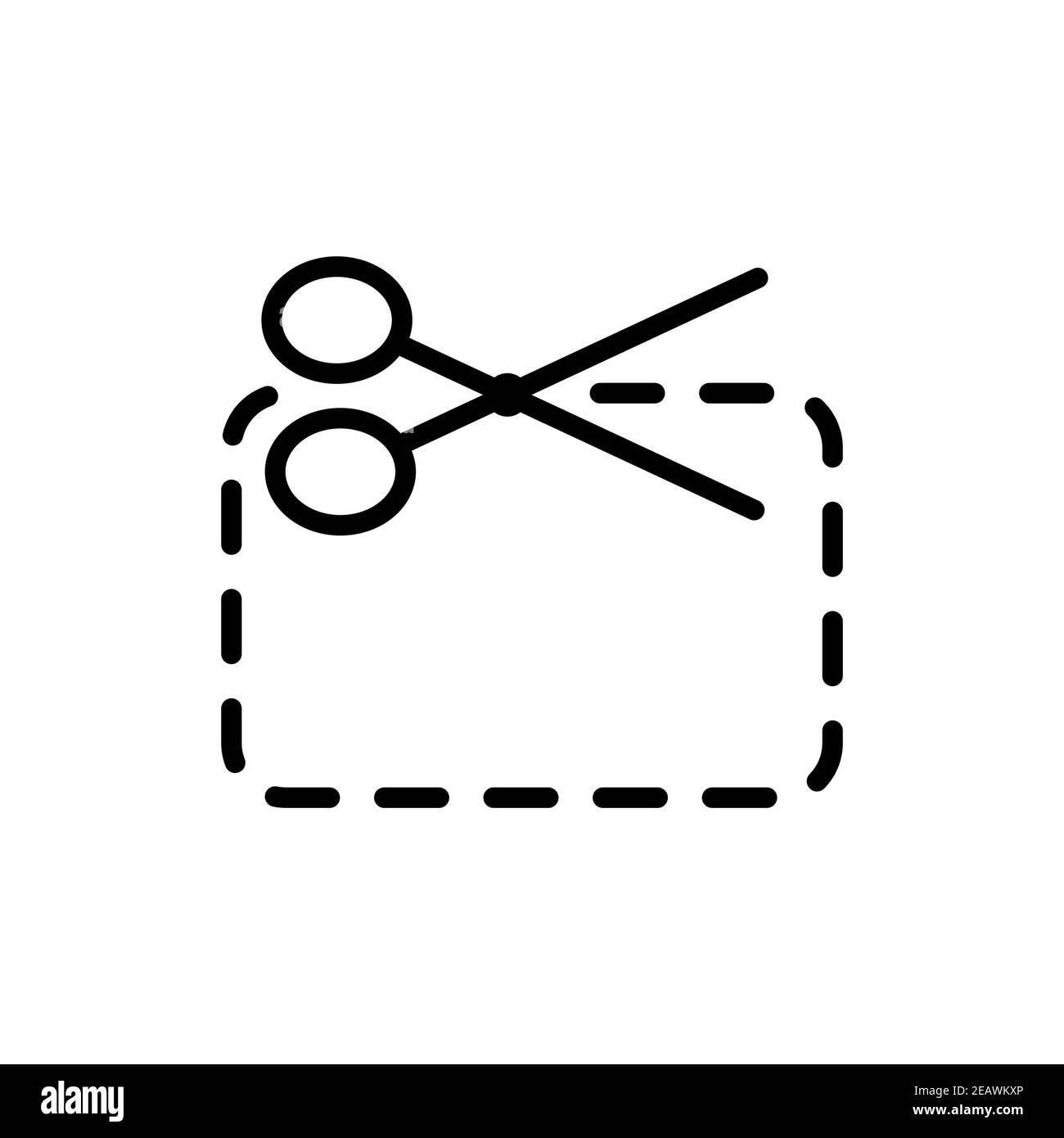 Coupon cutting icon. E-commerce sign. Graph symbol for your web site ...