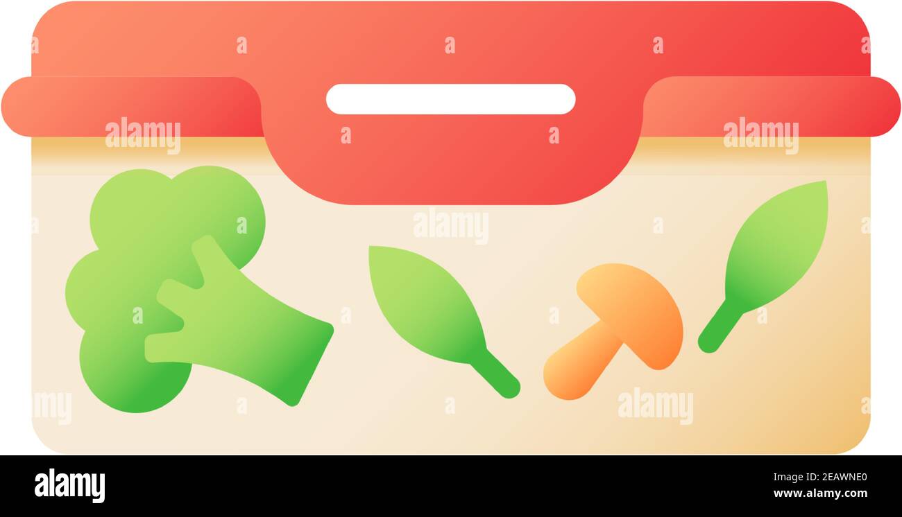 Food storage in container vector flat color icon Stock Vector Image ...