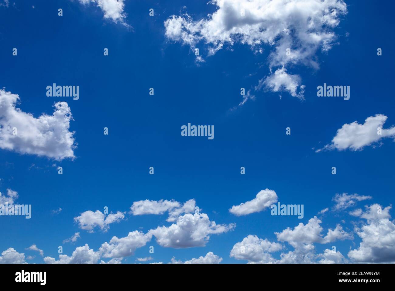 Blue sky background with clouds Stock Photo - Alamy