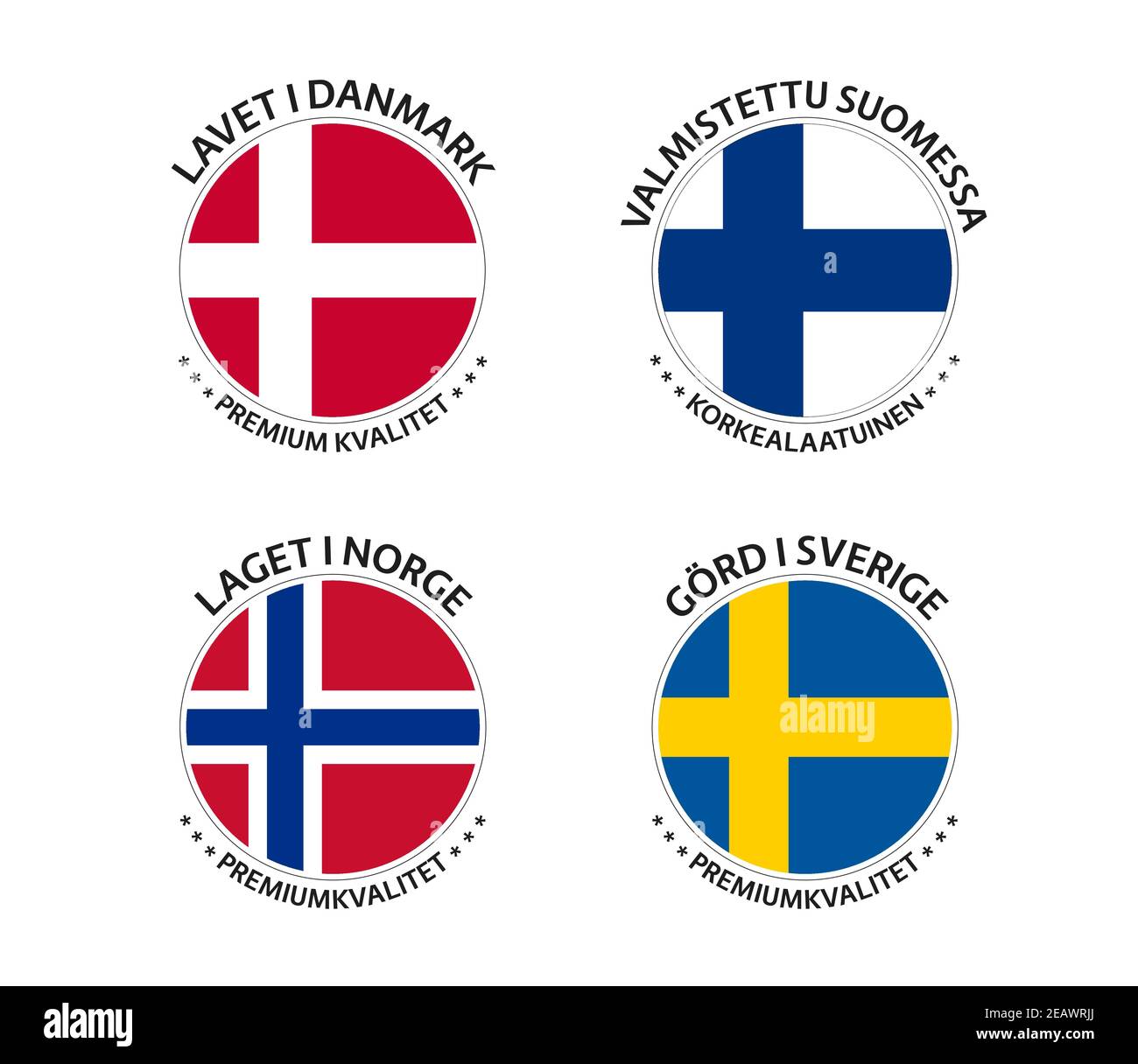 Simple icon vector norway flag hi-res stock photography and images - Alamy