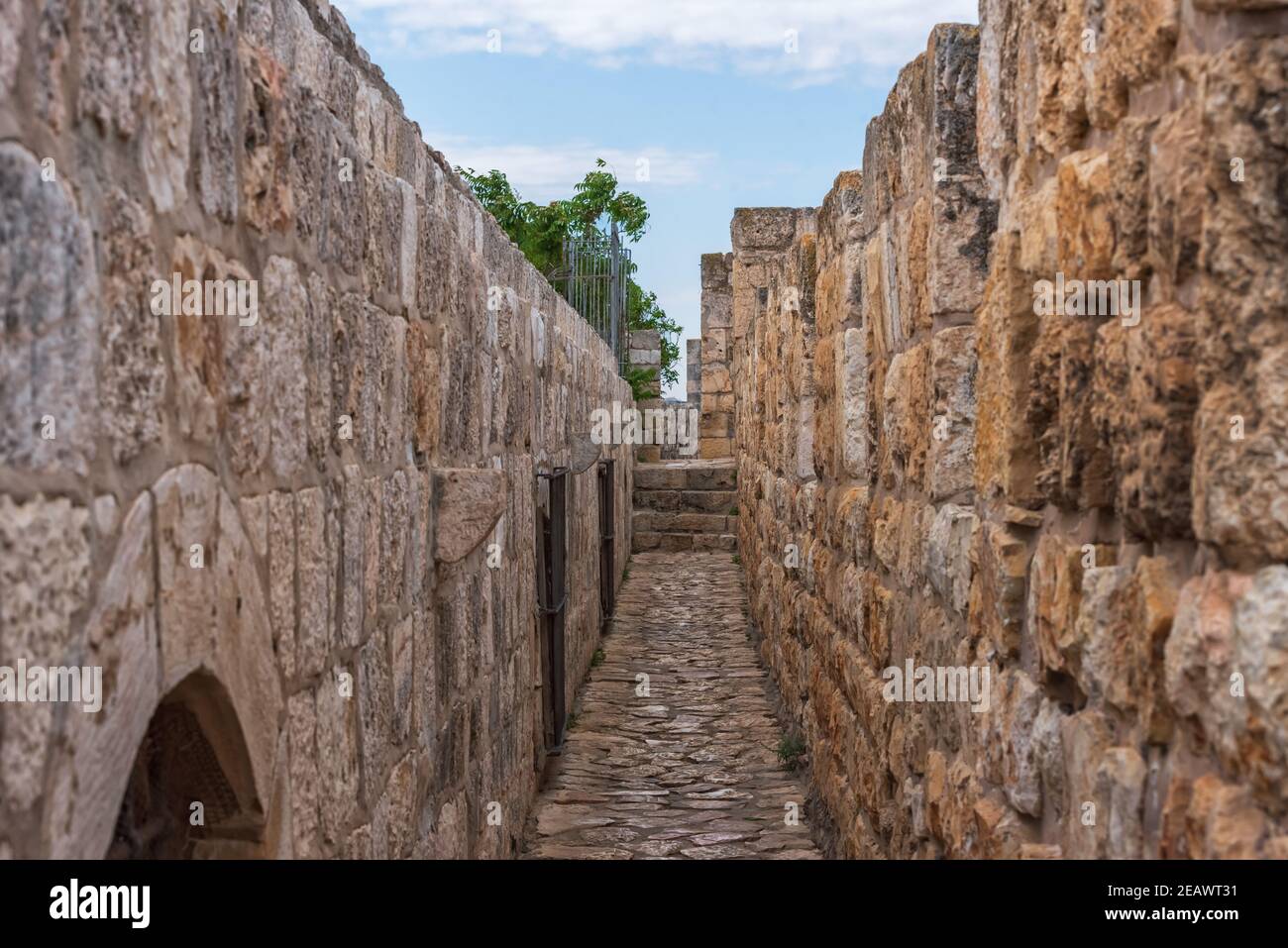 Wall of the Old City in Jerusalem. Travel photo Stock Photo - Alamy