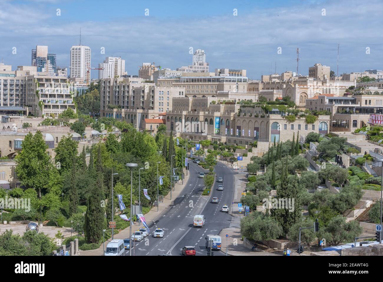 Top view of Jerusalem. City landscape Travel photo Stock Photo - Alamy