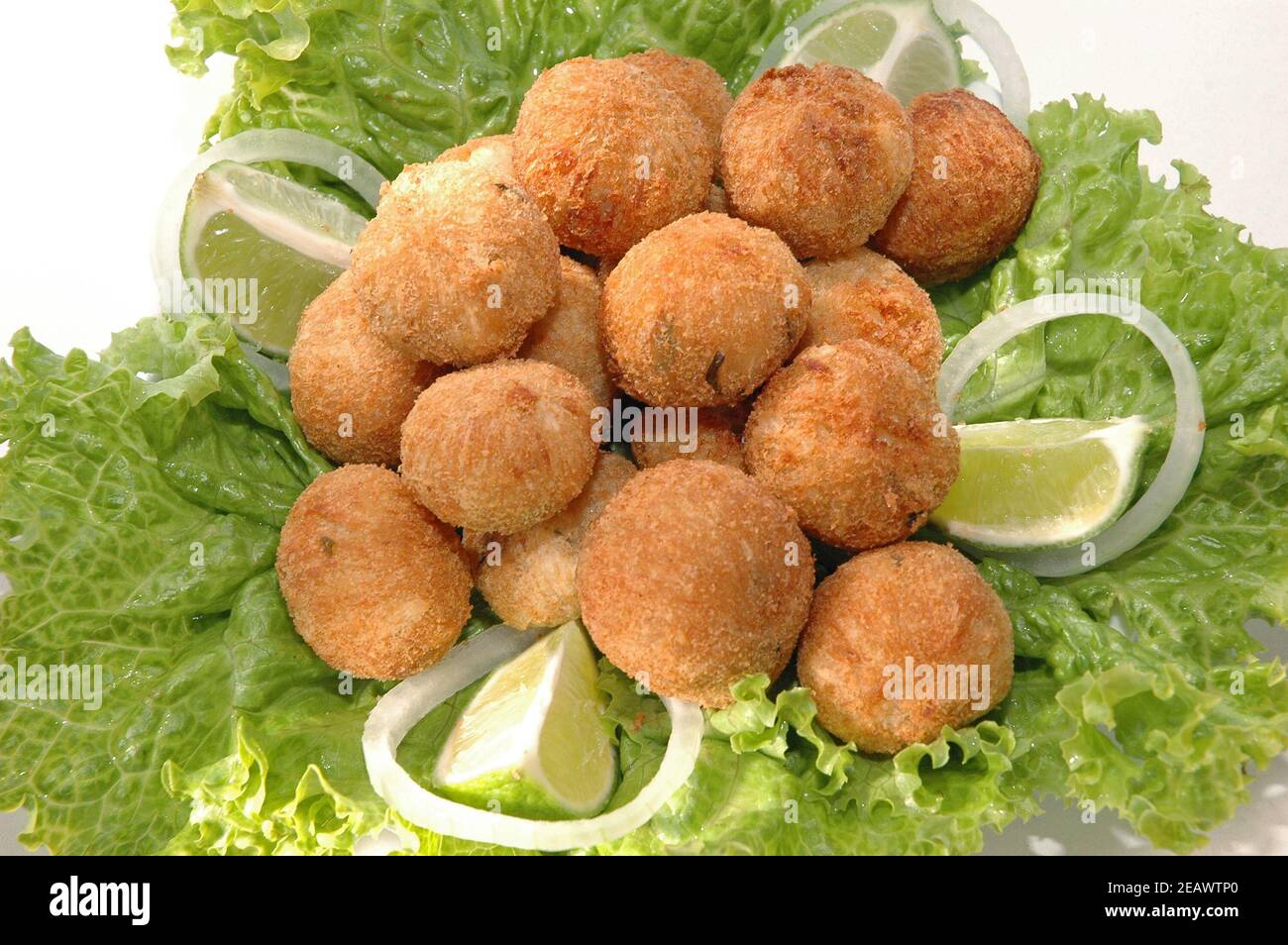 salt cod fritters Stock Photo - Alamy