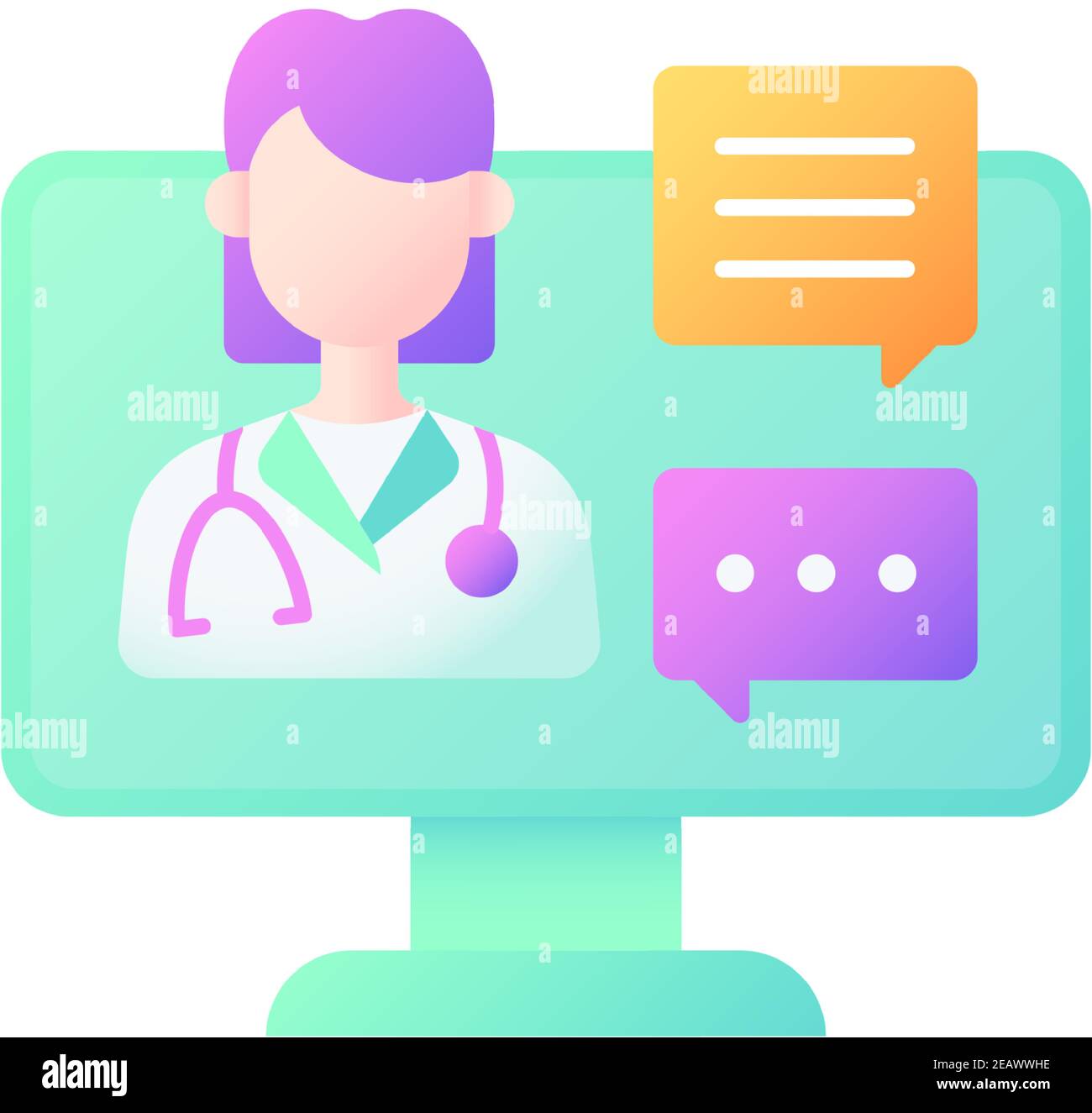 E checkup Stock Vector Images - Alamy