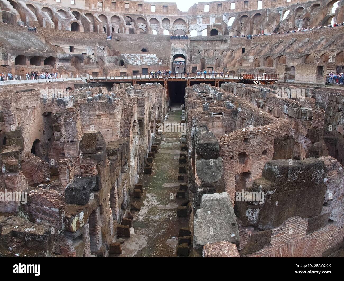 Inside te famous amphitheater Colosseum in rome Stock Photo - Alamy