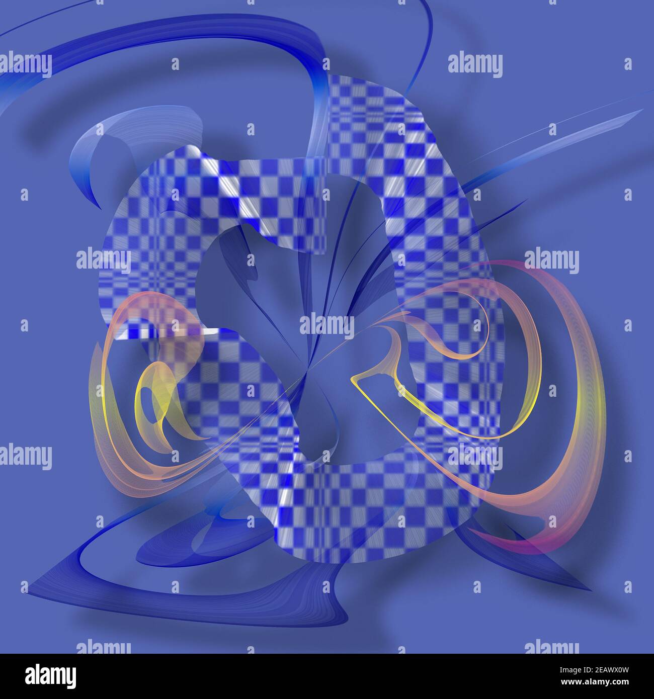 Swirling composition of abstract forms hi-res stock photography and ...