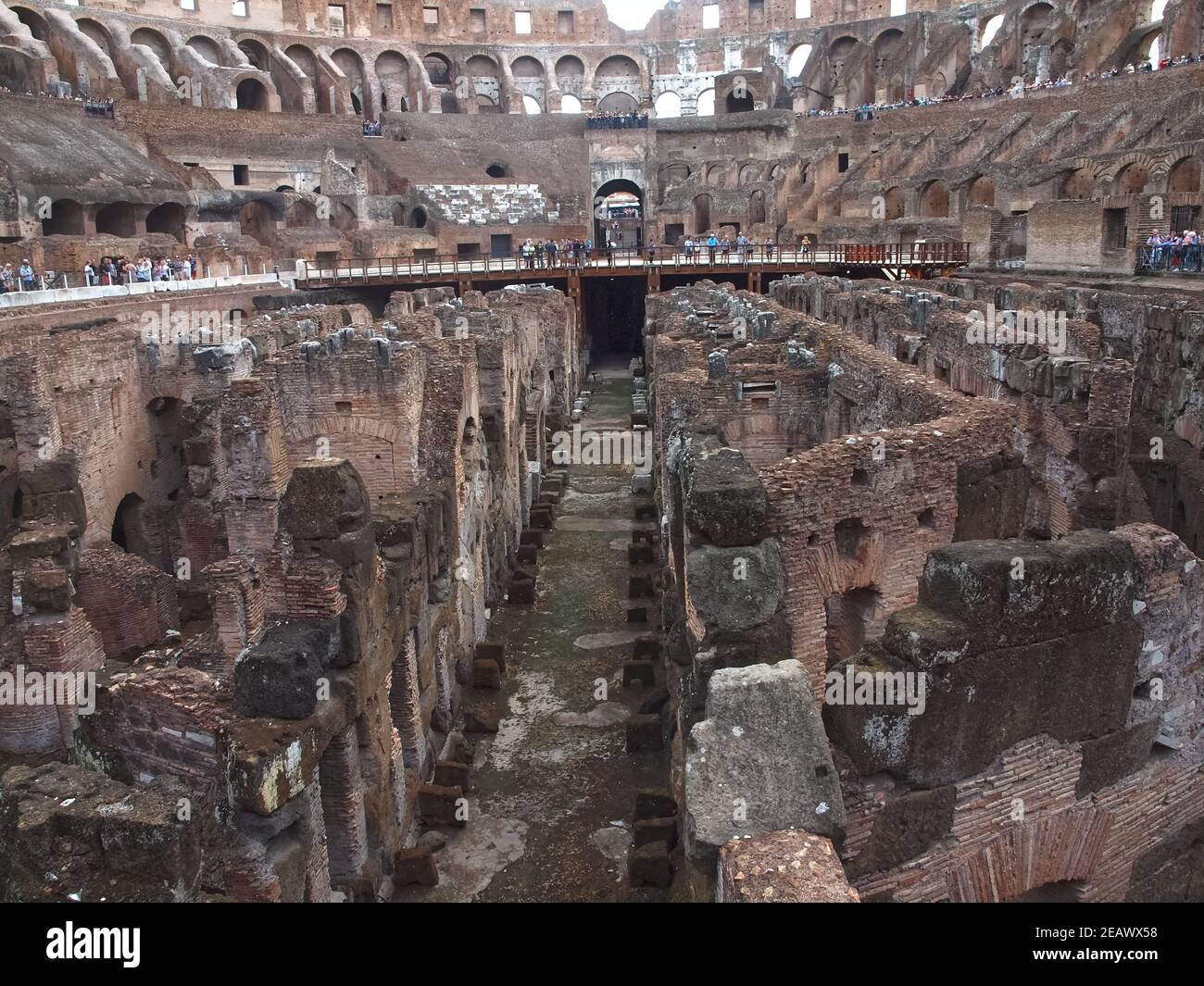 Inside te famous amphitheater Colosseum in rome Stock Photo - Alamy