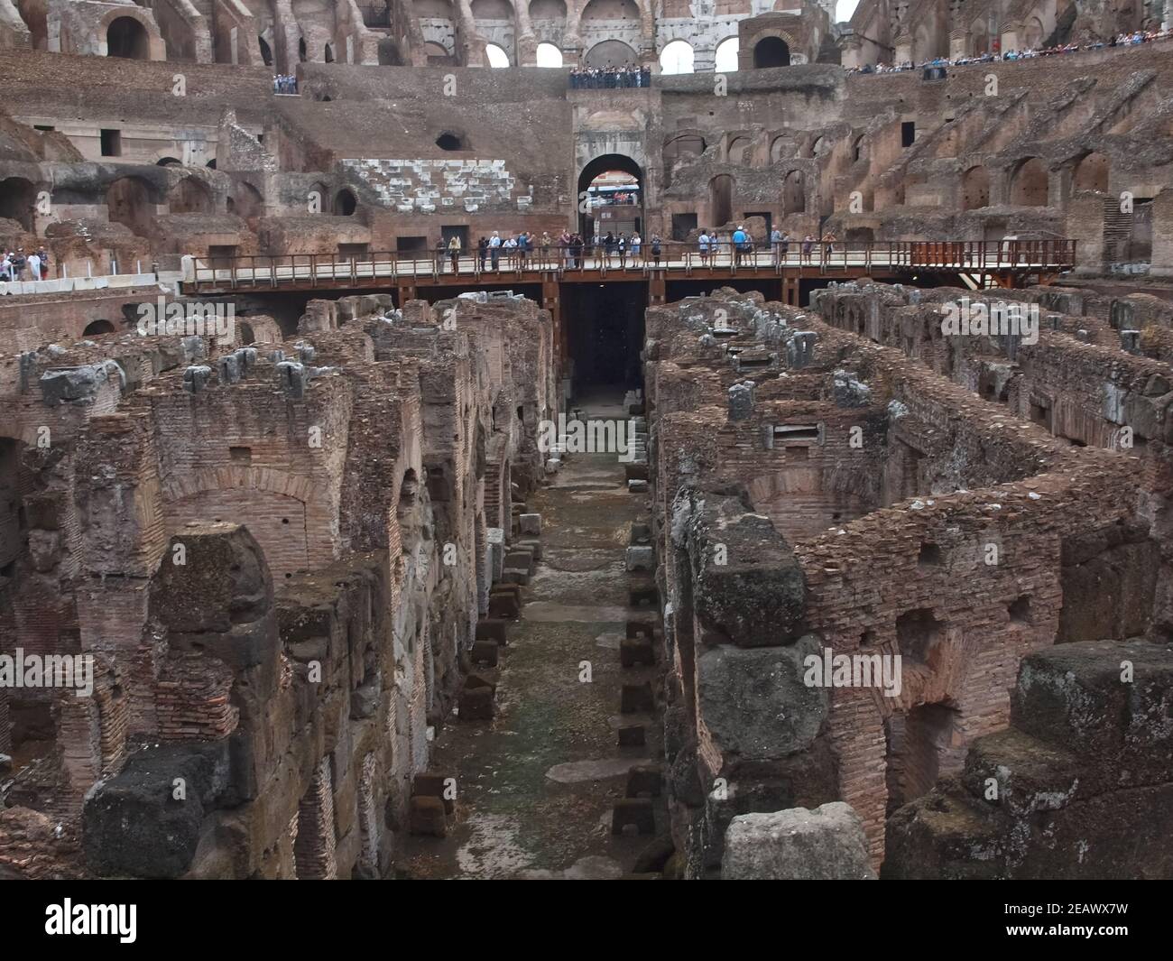 Inside te famous amphitheater Colosseum in rome Stock Photo - Alamy