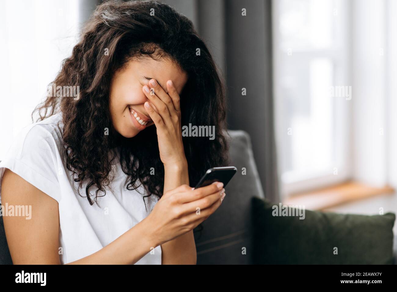 Embarrassed teenager hi-res stock photography and images - Alamy