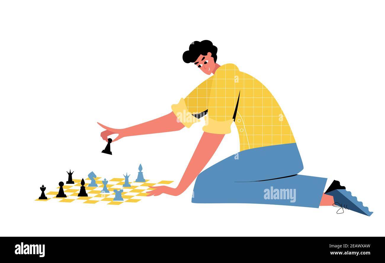 Human chess board Cut Out Stock Images & Pictures - Alamy