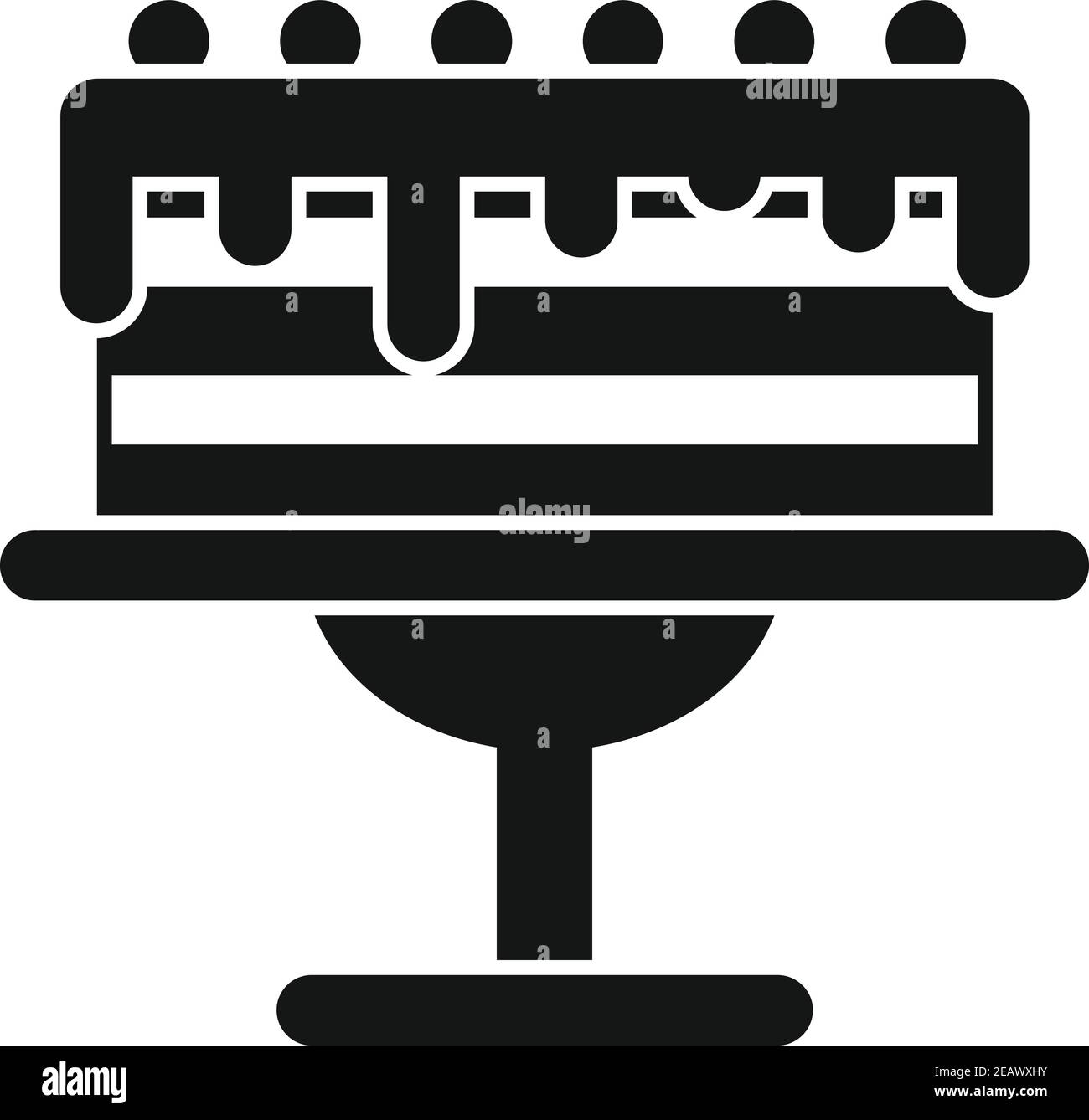 Homemade chocolate pie isolated Black and White Stock Photos & Images ...