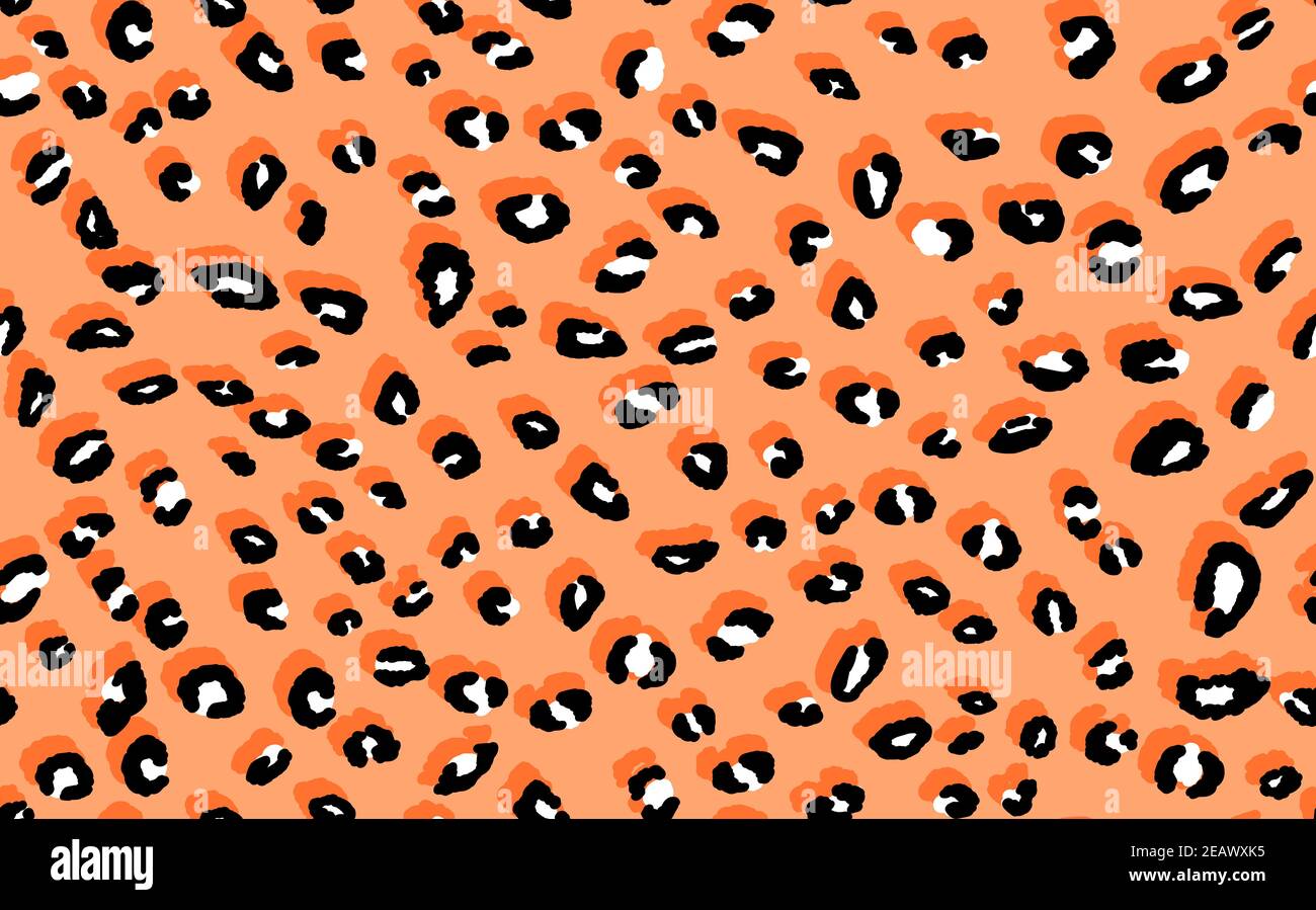 Abstract modern leopard seamless pattern. Animals trendy background ...