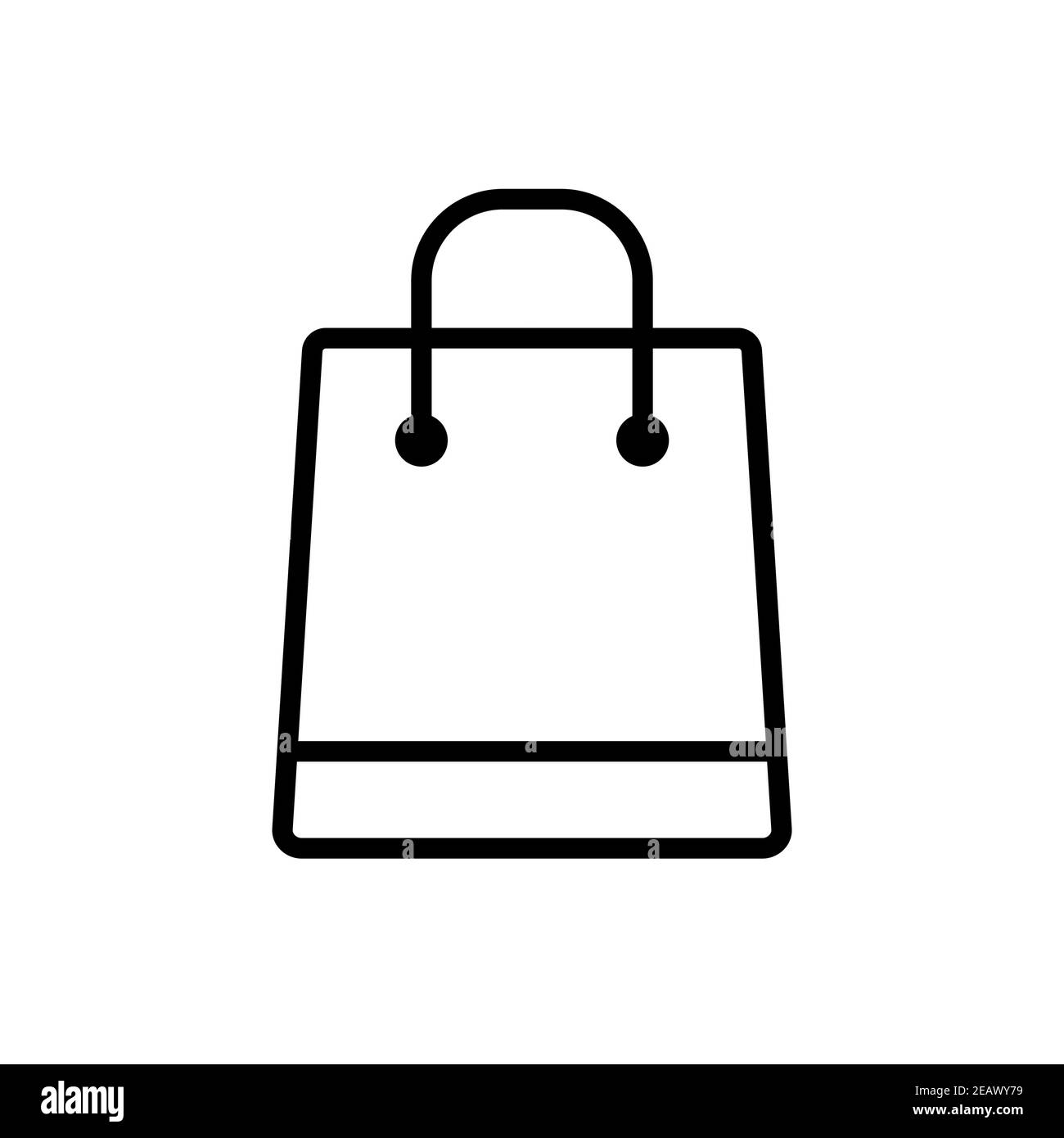 Shopping bag icon. E-commerce sign. Graph symbol for your web site ...