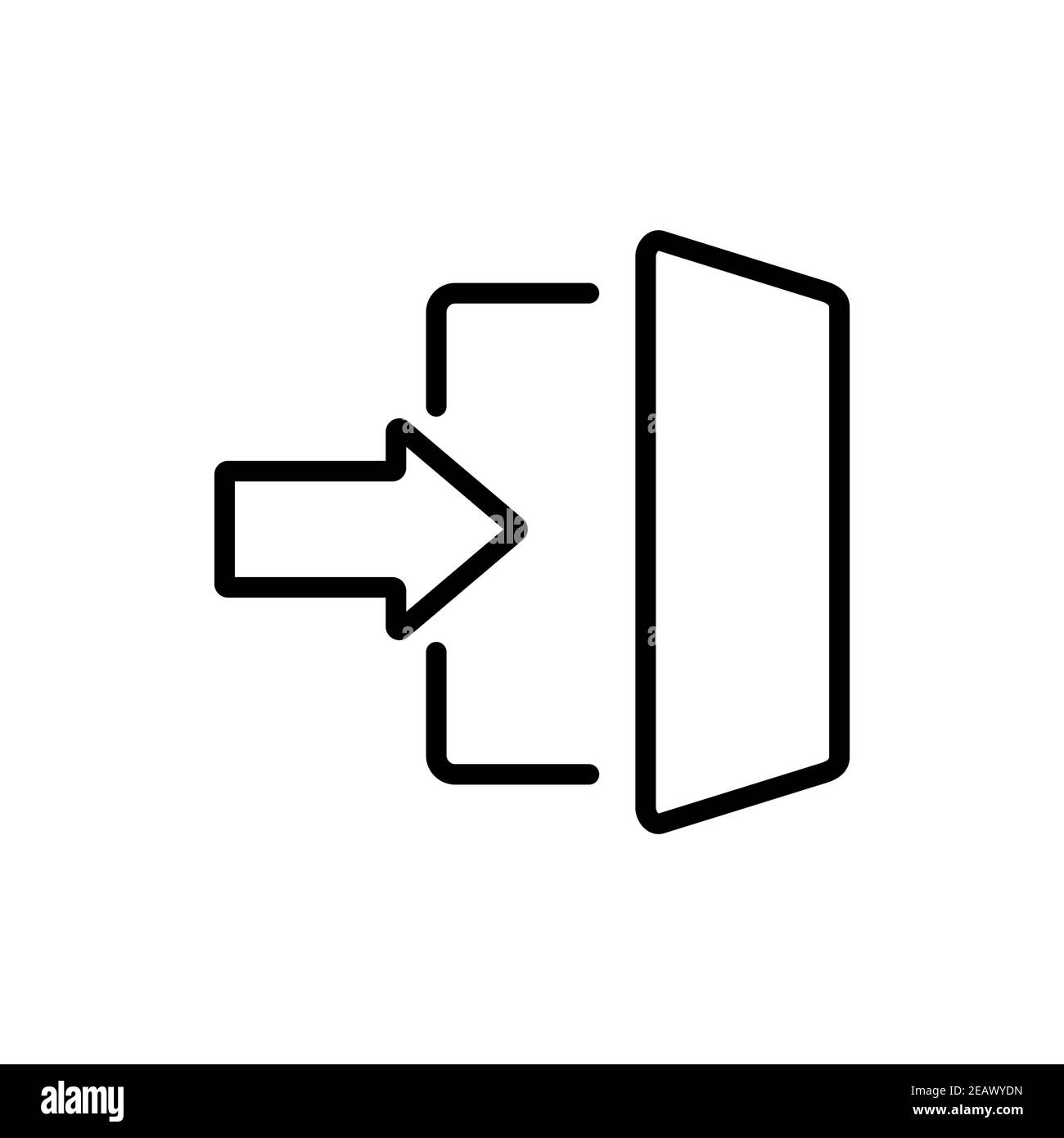 Login icon in trendy flat style. E-commerce sign. Graph symbol for your ...