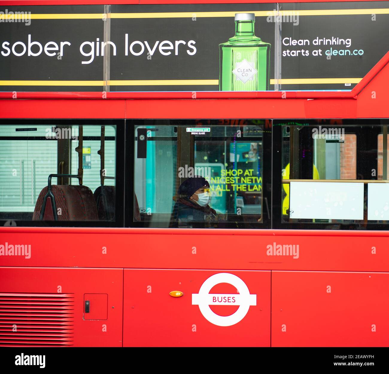 Bus advert covid hi-res stock photography and images - Alamy