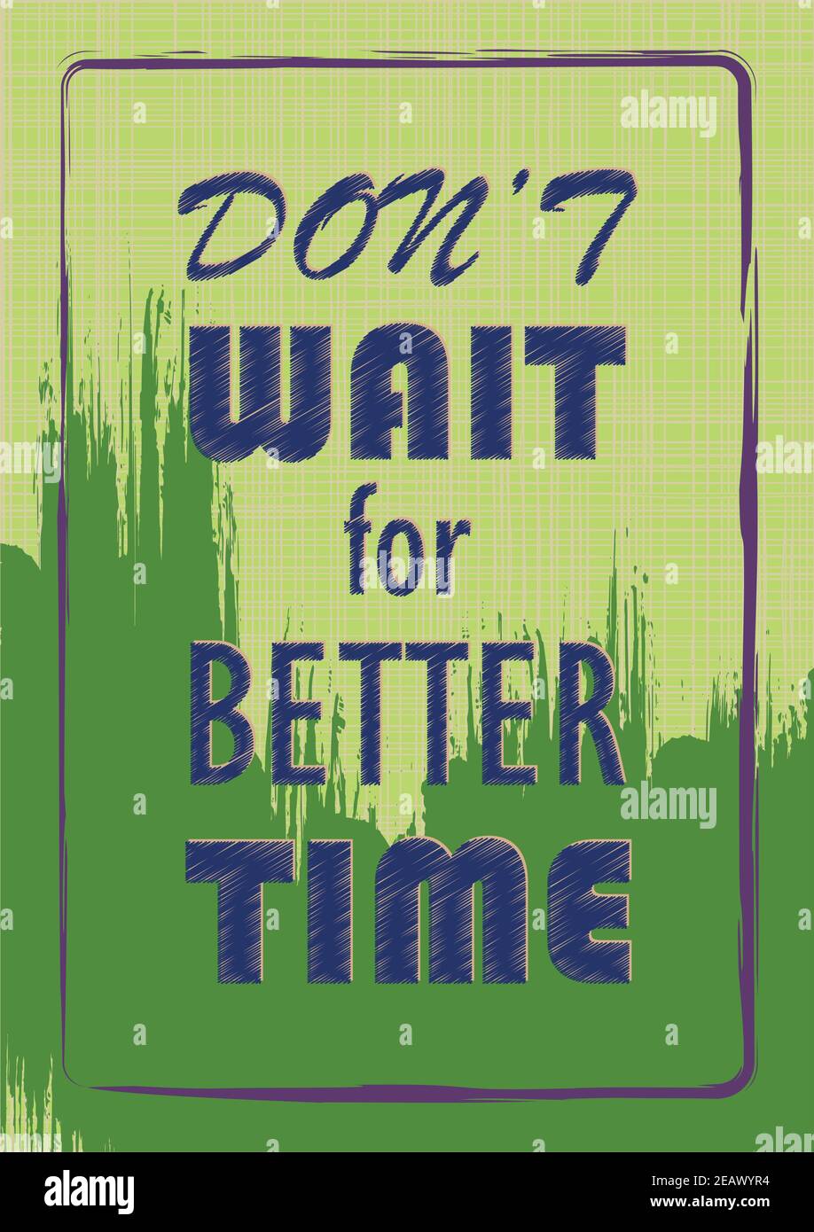 Wait for your opportunity Stock Vector Images - Alamy