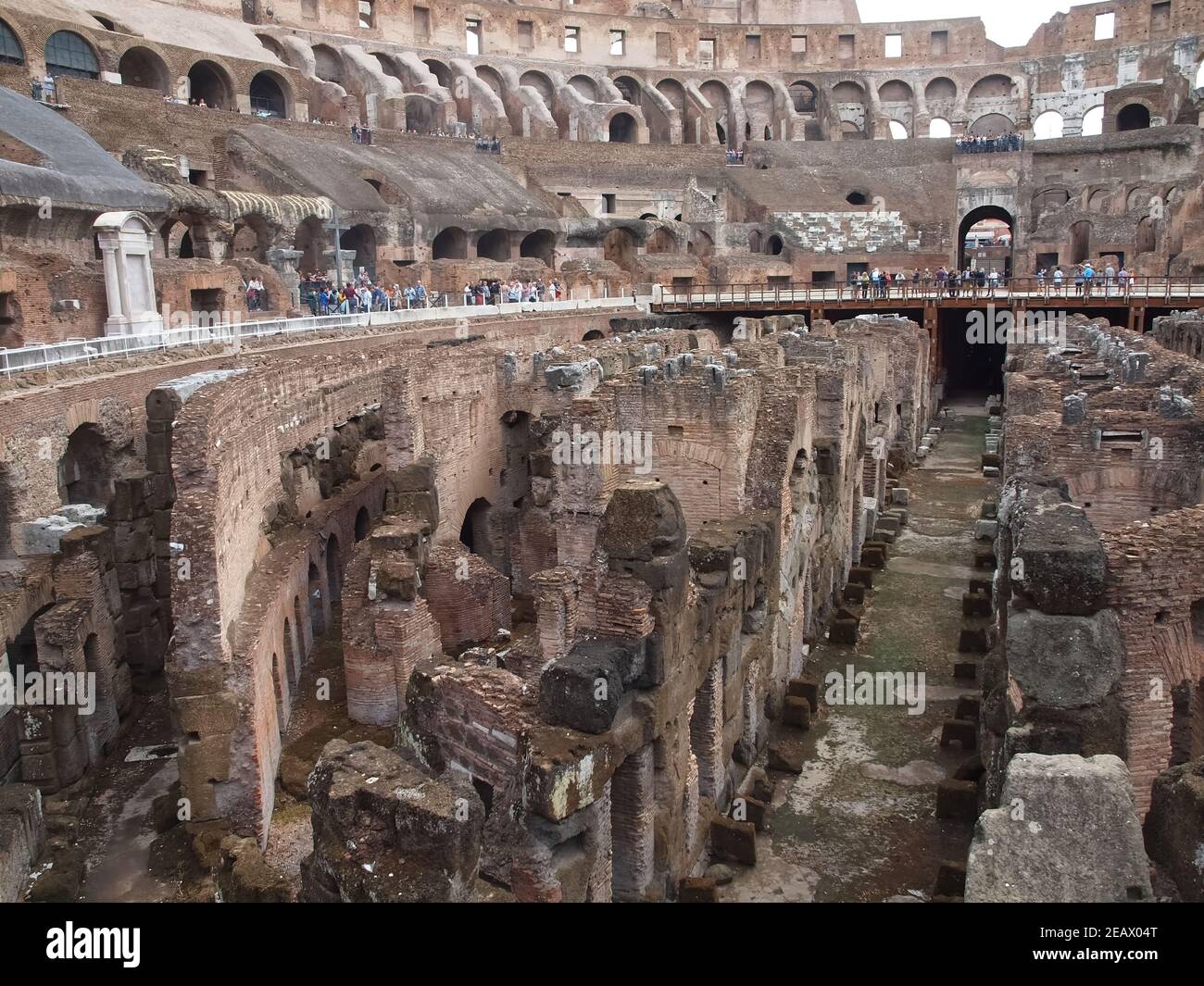 Inside te famous amphitheater Colosseum in rome Stock Photo - Alamy