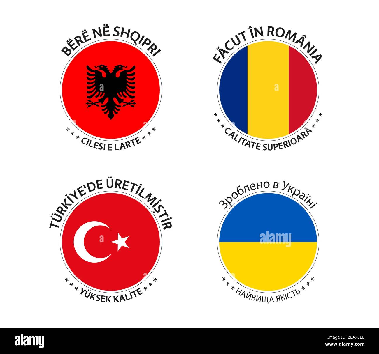 Map of the world with labels Cut Out Stock Images & Pictures - Alamy