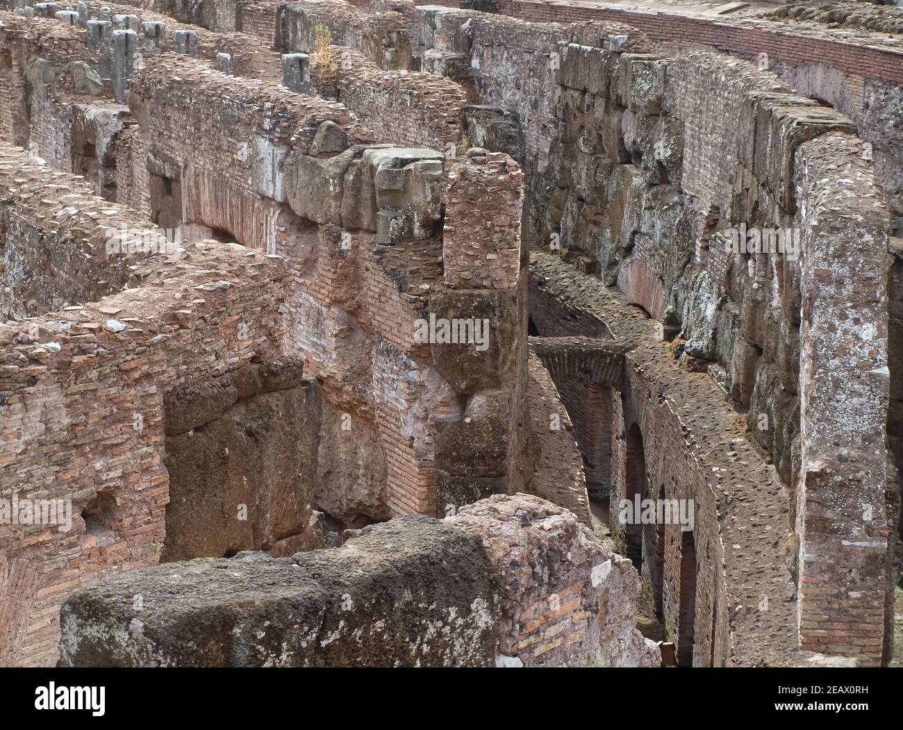 Inside te famous amphitheater Colosseum in rome Stock Photo - Alamy