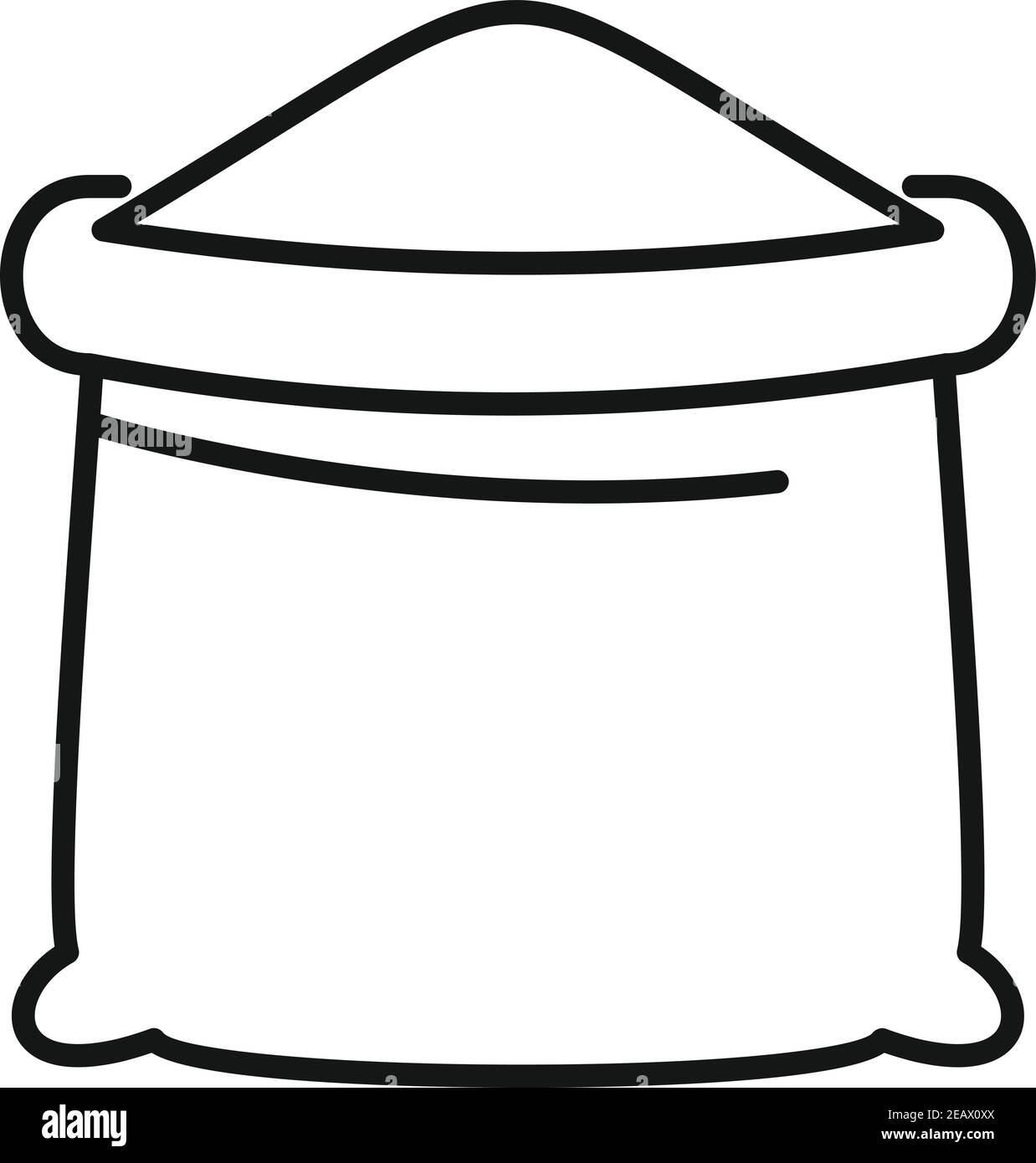 Flour sack icon, outline style Stock Vector Image & Art - Alamy