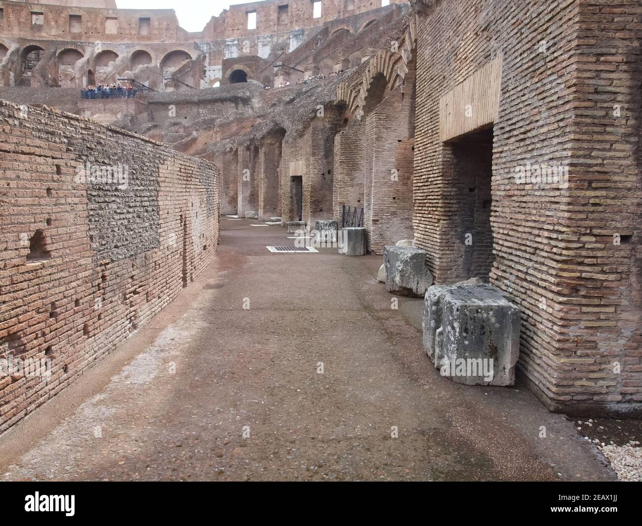 Inside te famous amphitheater Colosseum in rome Stock Photo - Alamy