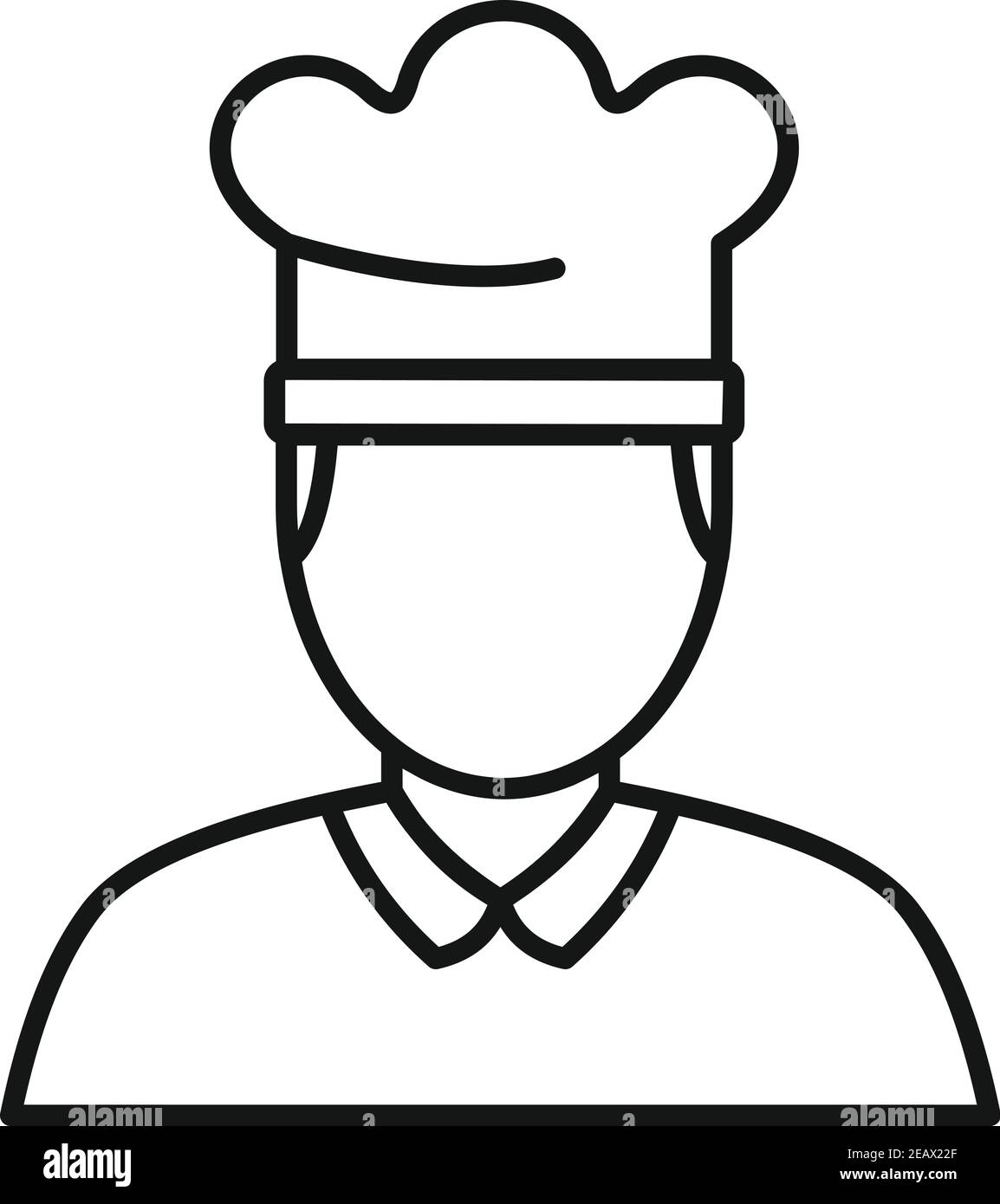 Cook icon, outline style Stock Vector Image & Art - Alamy