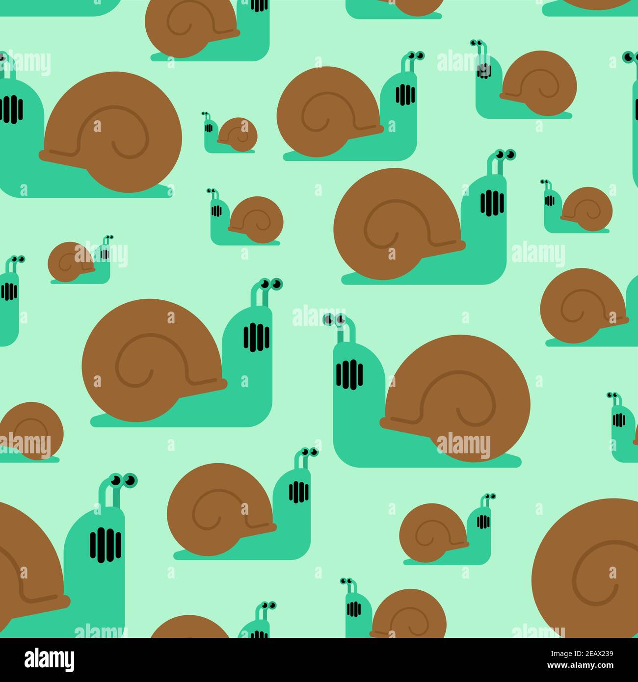 Snail pattern seamless. Slug with shell background. Baby fabric texture ...