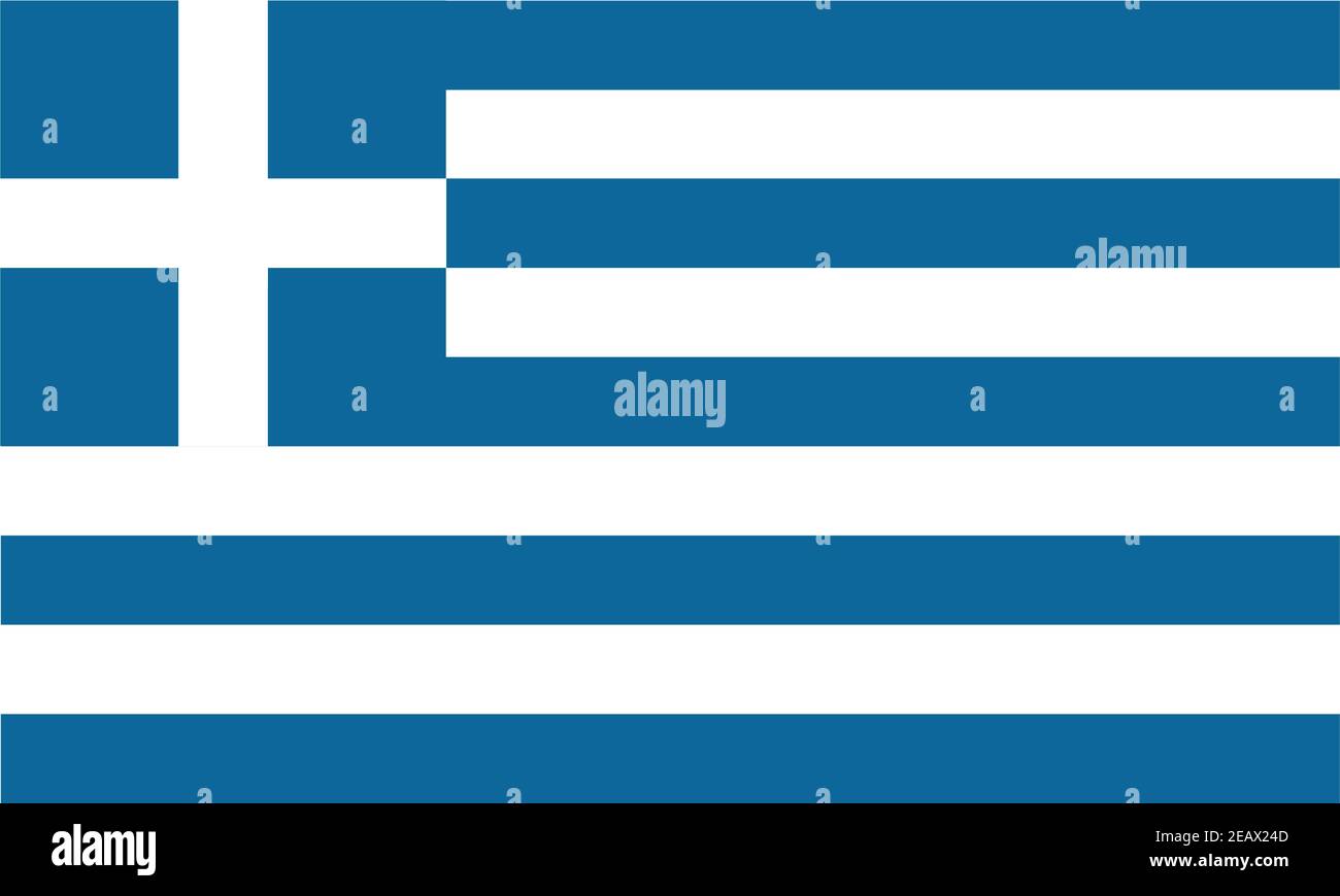 Blue greek flag Stock Vector Images - Alamy