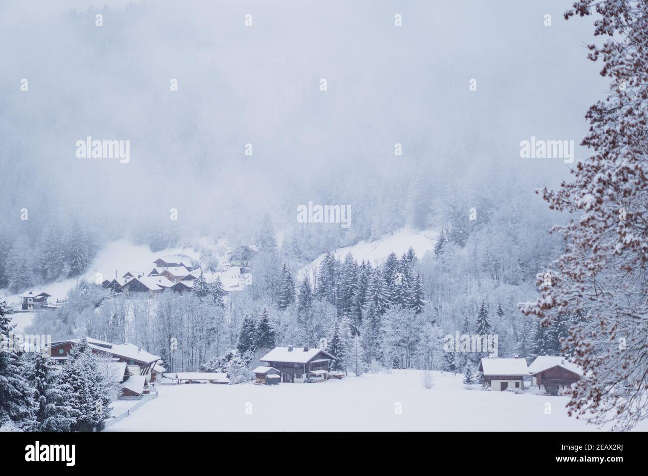 Les Contamines-Montjoie, French Alps Stock Photo - Alamy