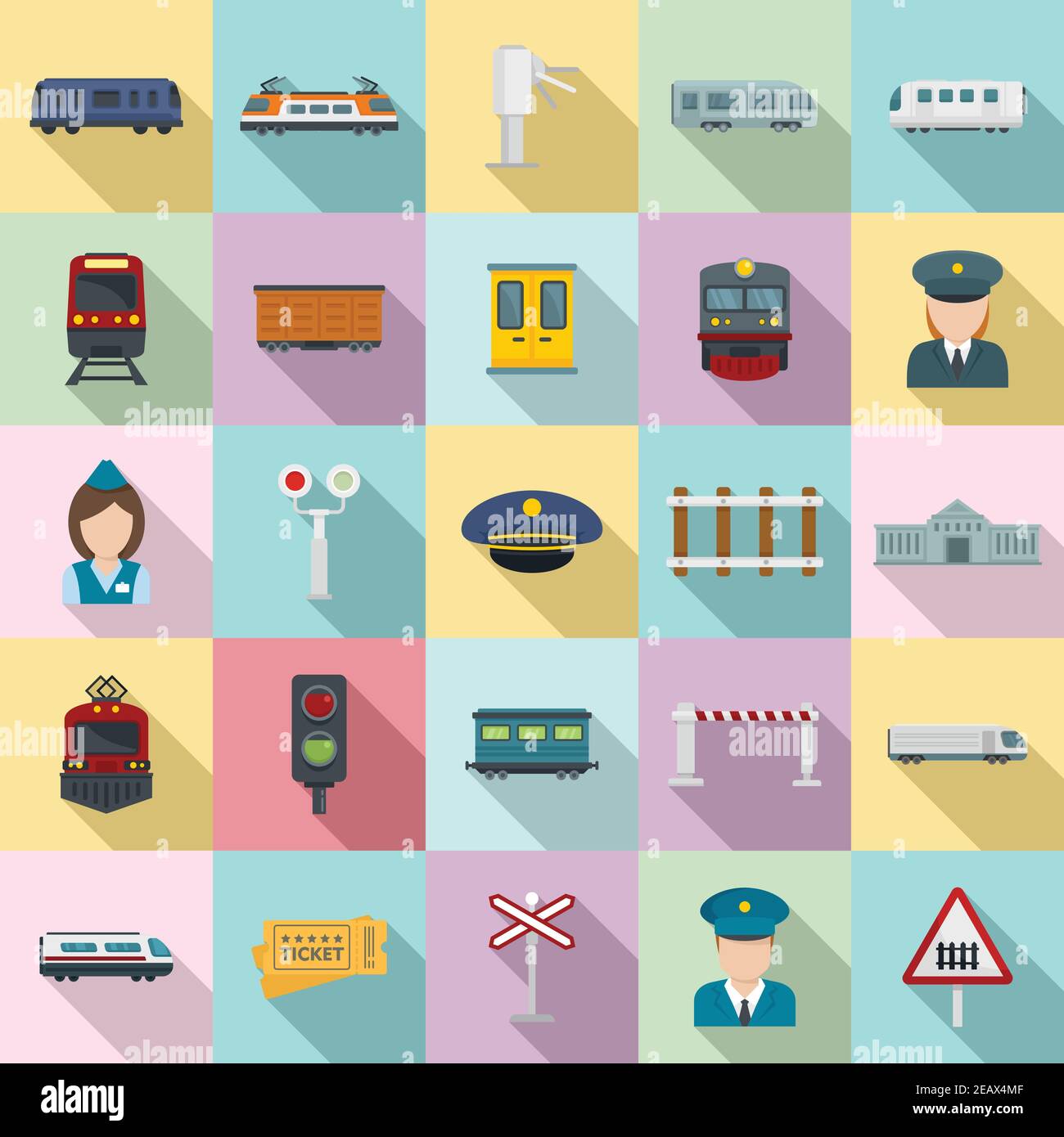 Train driver station window platform Stock Vector Images - Alamy