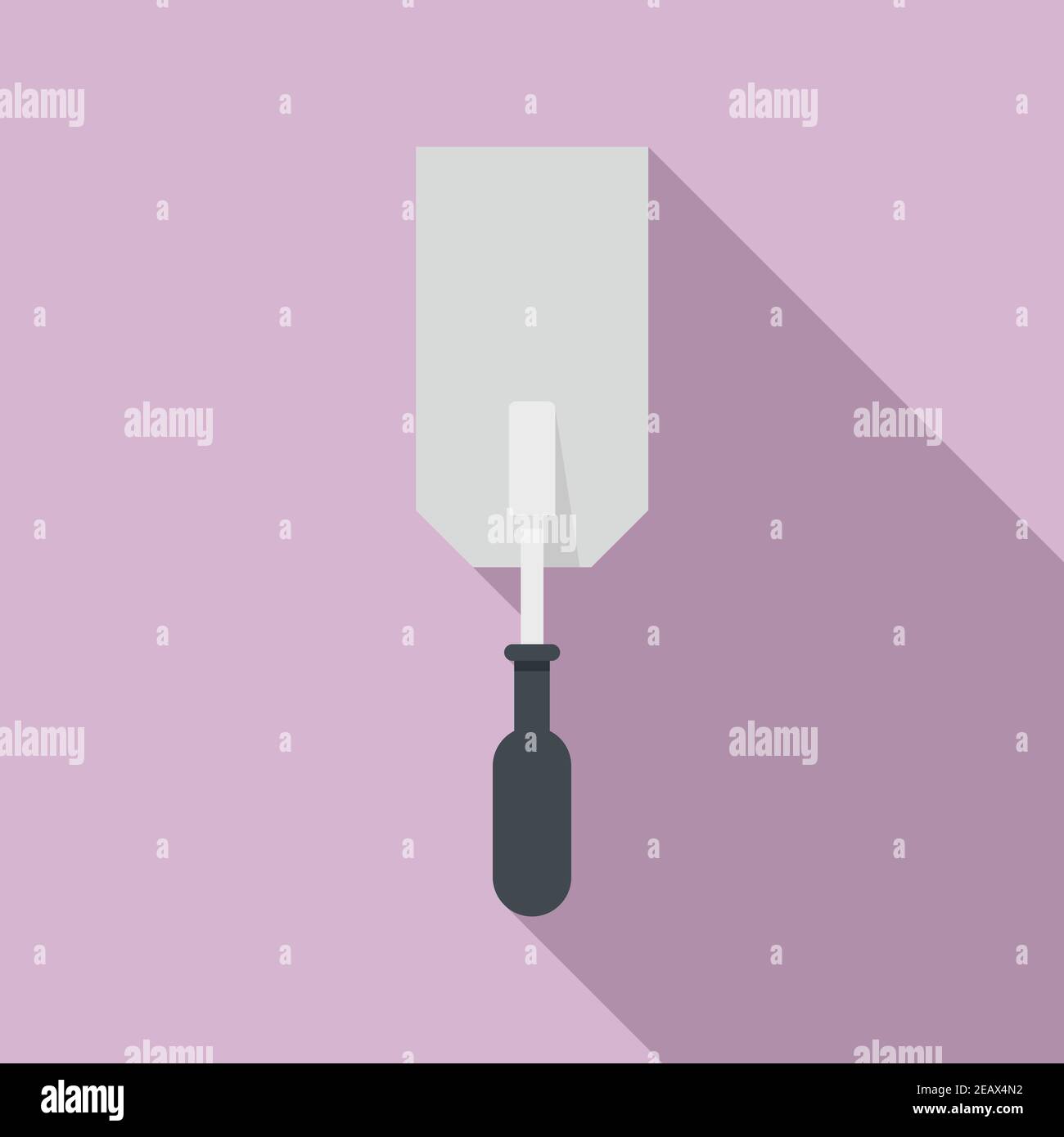 Putty knife wall icon, flat style Stock Vector Image & Art - Alamy