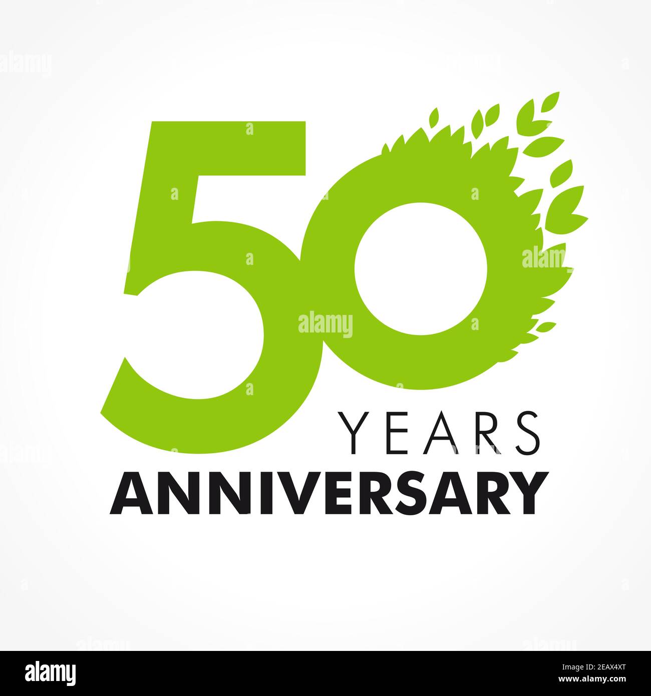 50 th anniversary numbers. 50 years old logotype. Age congrats ...