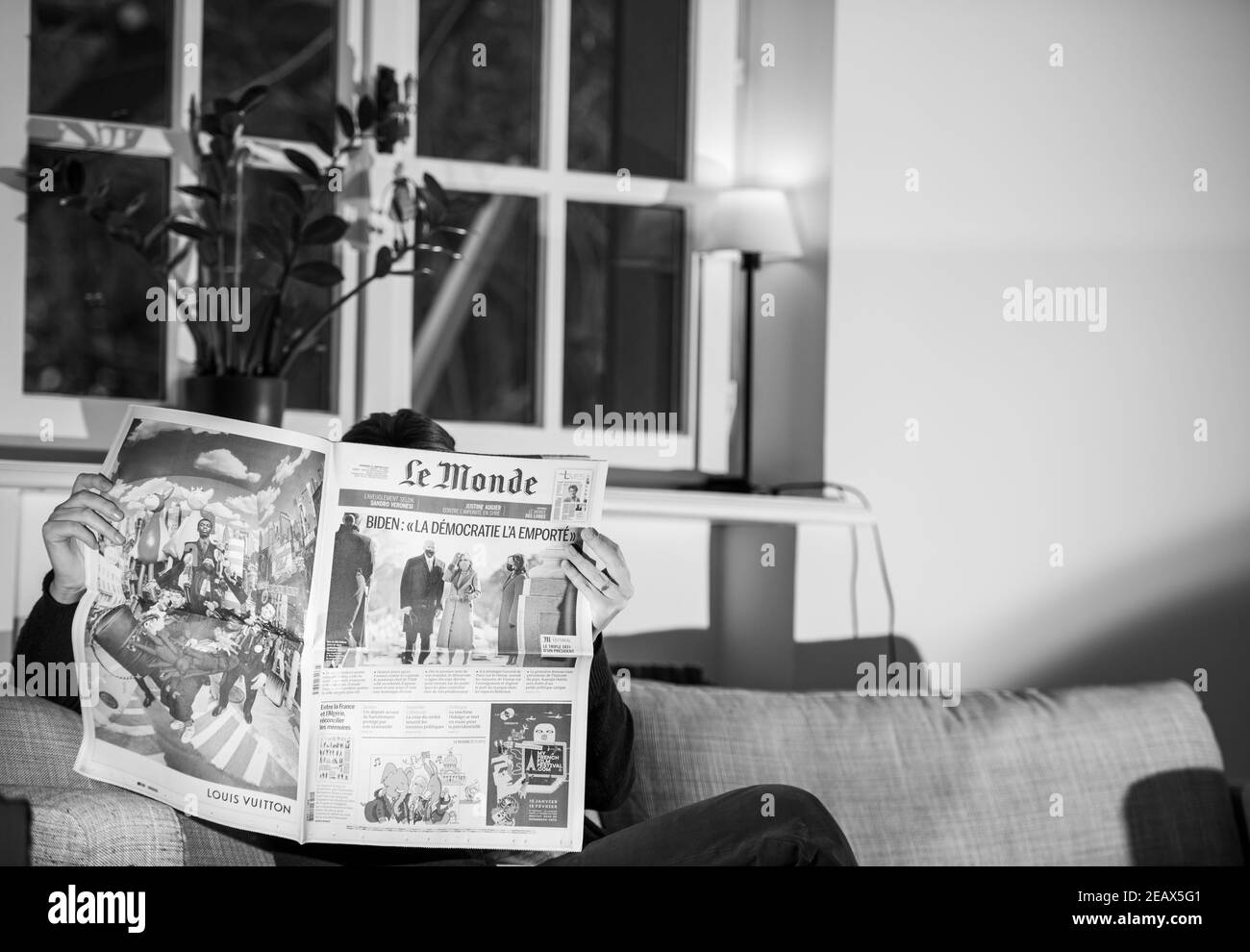 President of usa joe biden donald trump Black and White Stock Photos ...