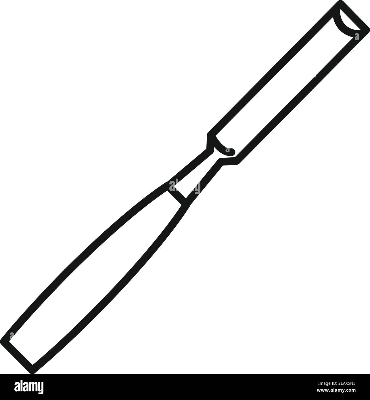 Chisel carpenter icon, outline style Stock Vector Image & Art - Alamy