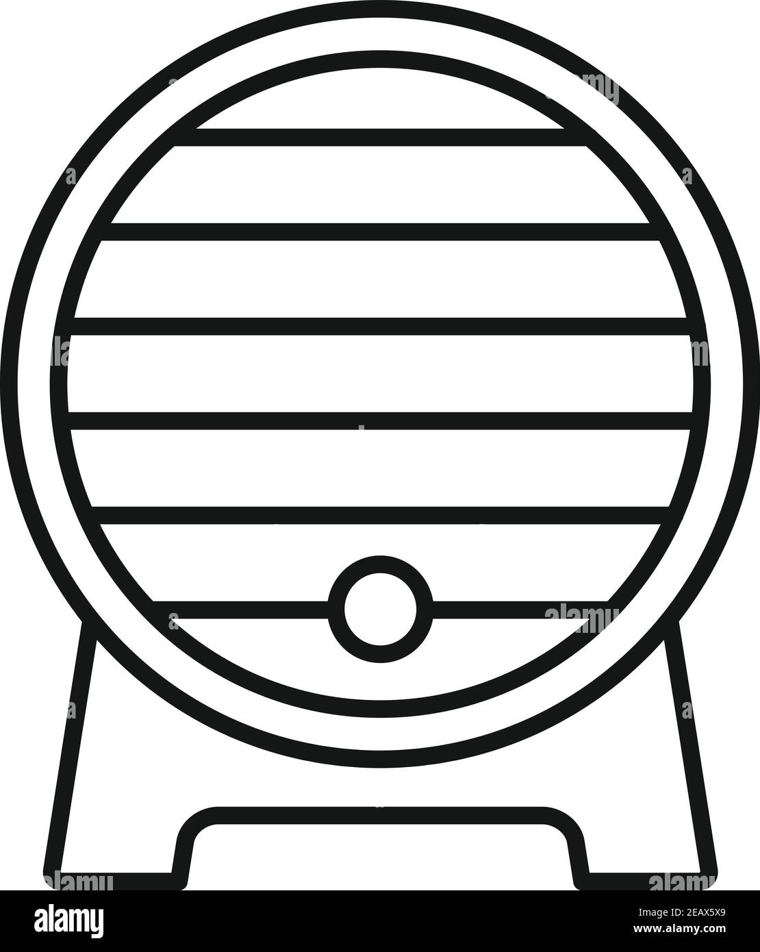 Wine wood barrel icon, outline style Stock Vector Image & Art - Alamy