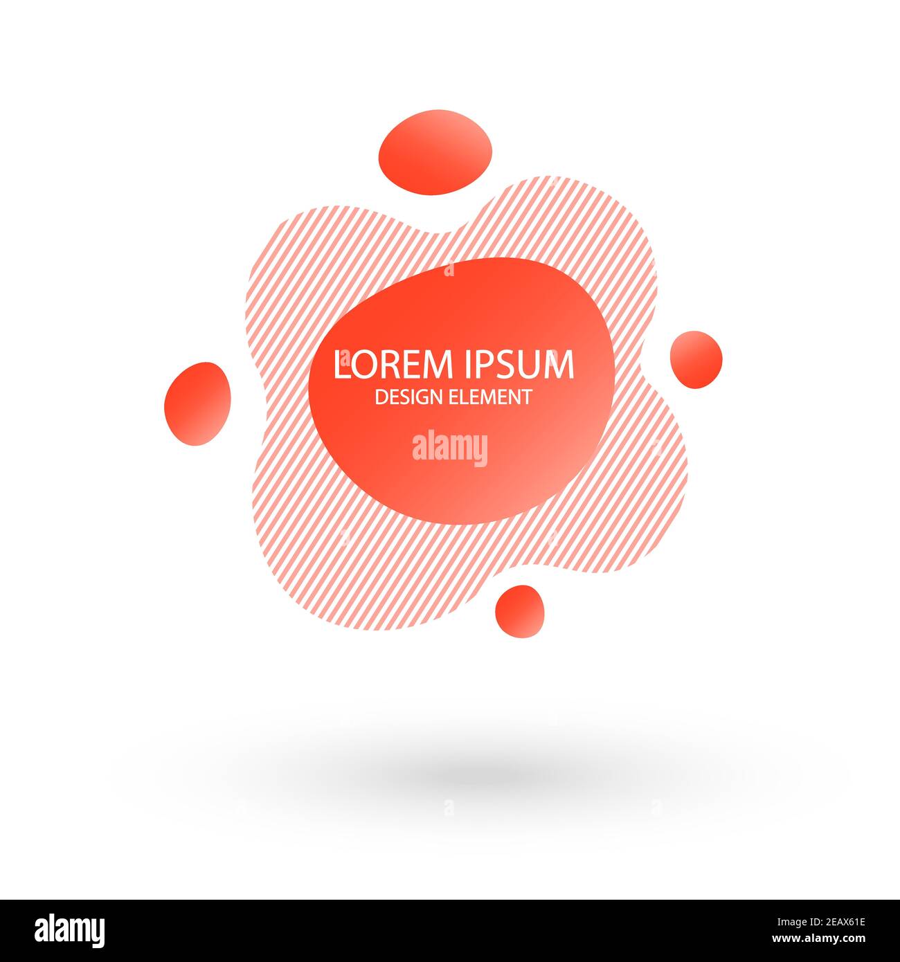 Fluid frame isolated on white background. Abstract liquid shape ...