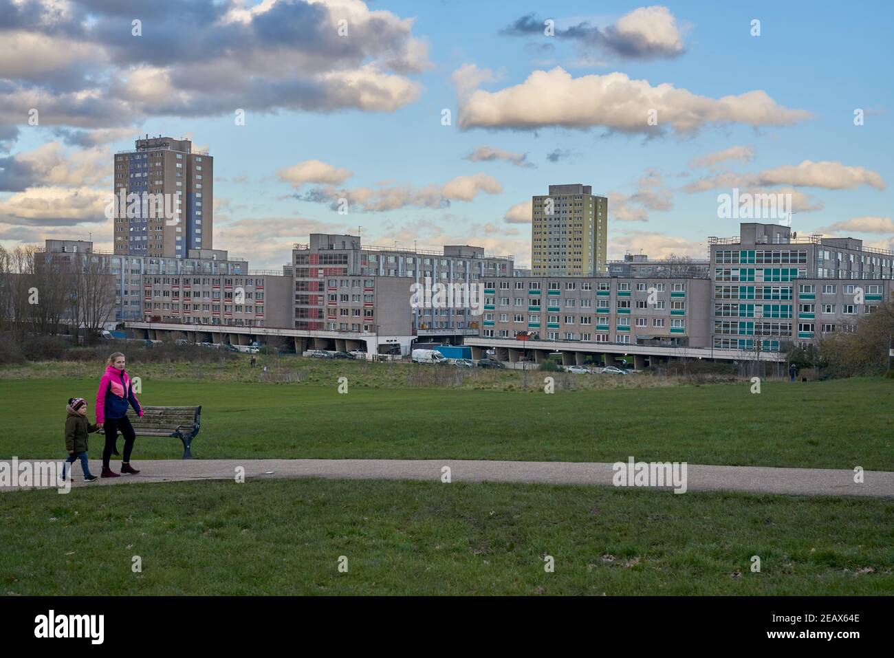 broadwater farm estate tottenham Stock Photo - Alamy
