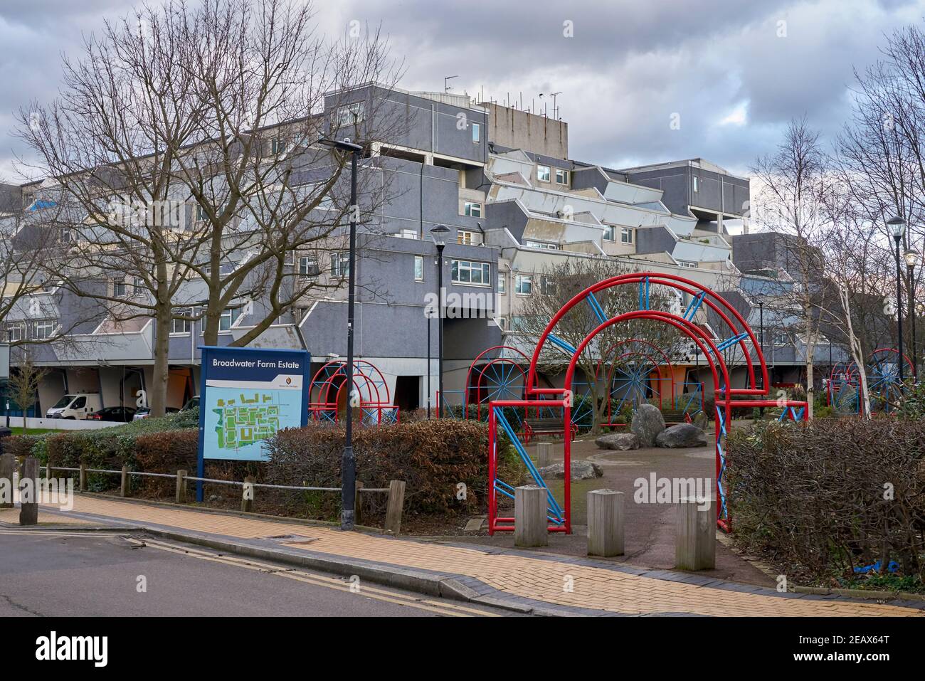 broadwater farm estate tottenham Stock Photo - Alamy