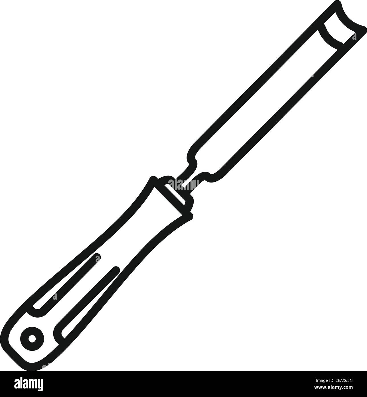 Chisel craft icon, outline style Stock Vector Image & Art - Alamy