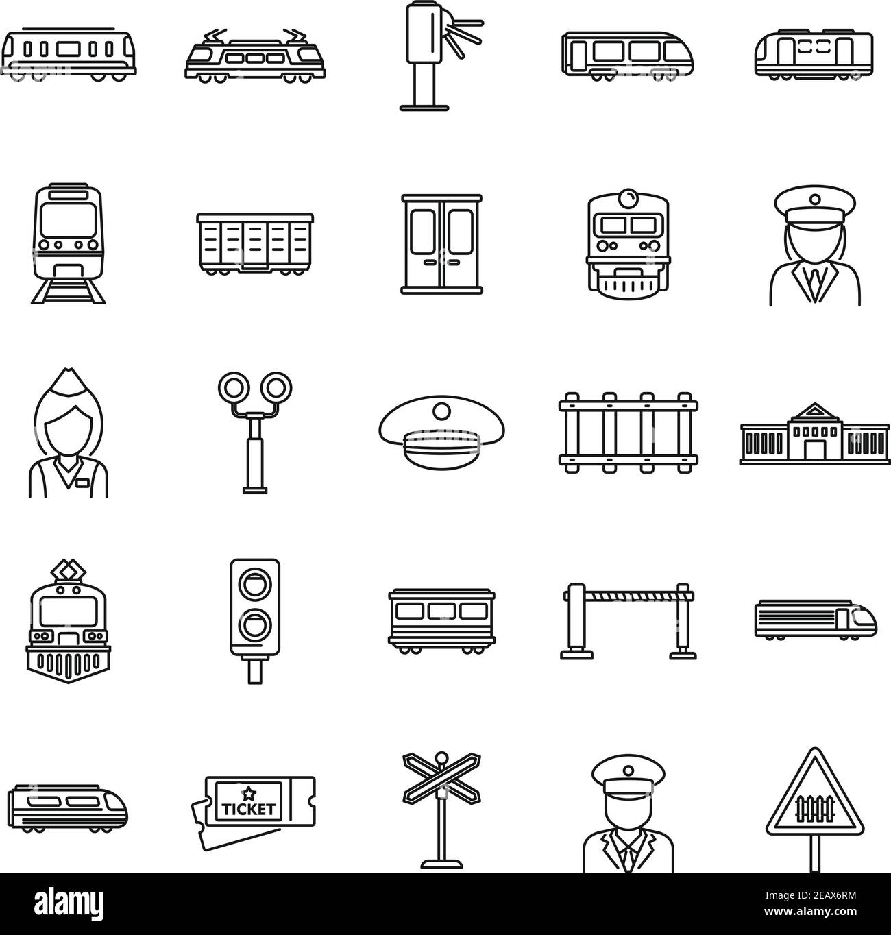 Modern train driver Stock Vector Images - Alamy