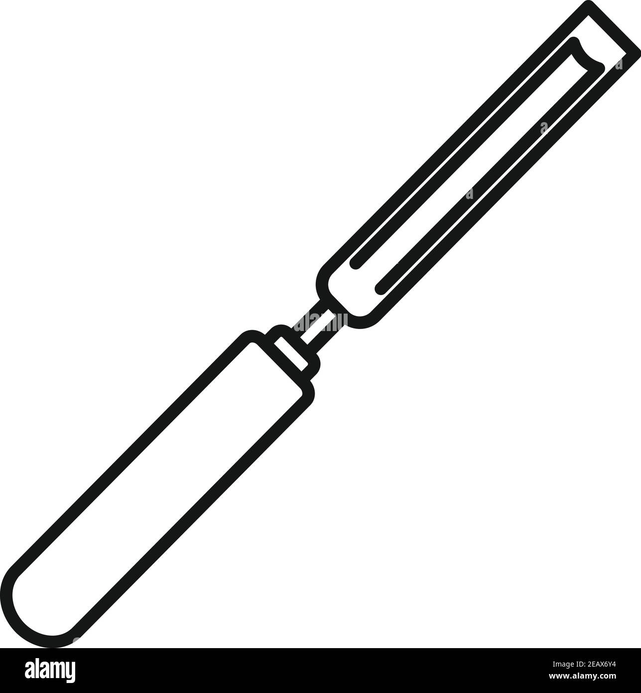 Chisel iron icon, outline style Stock Vector Image & Art - Alamy