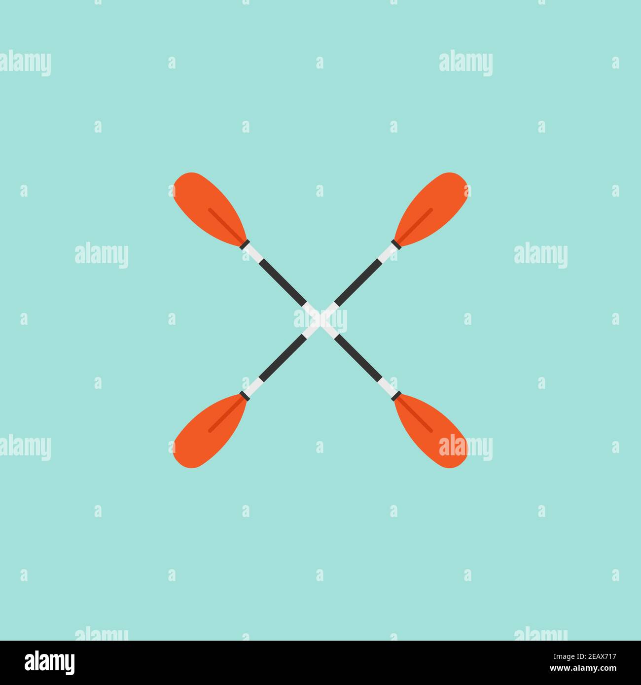 Oar Paddle Vector