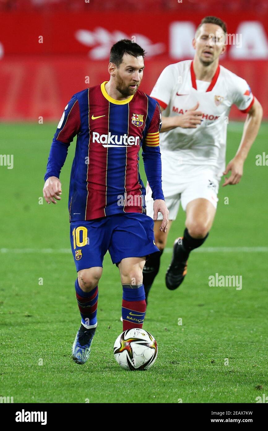Messi barcelona 2021 copa hi-res stock photography and images - Alamy