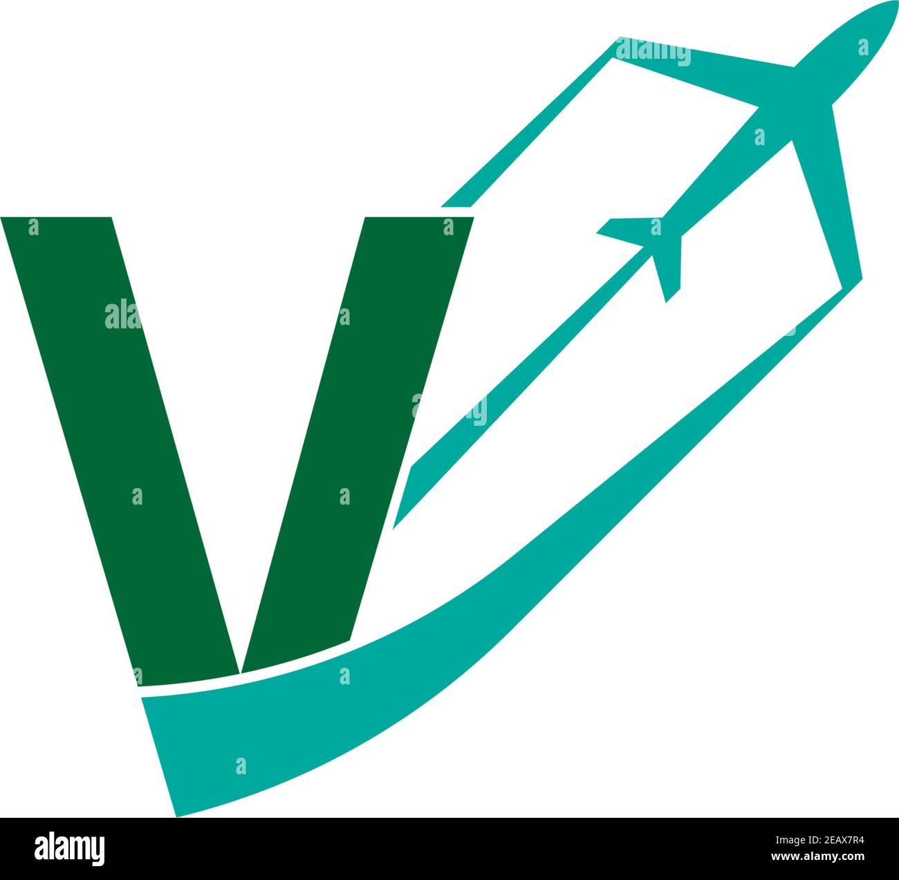 V shape plane Stock Vector Images - Alamy