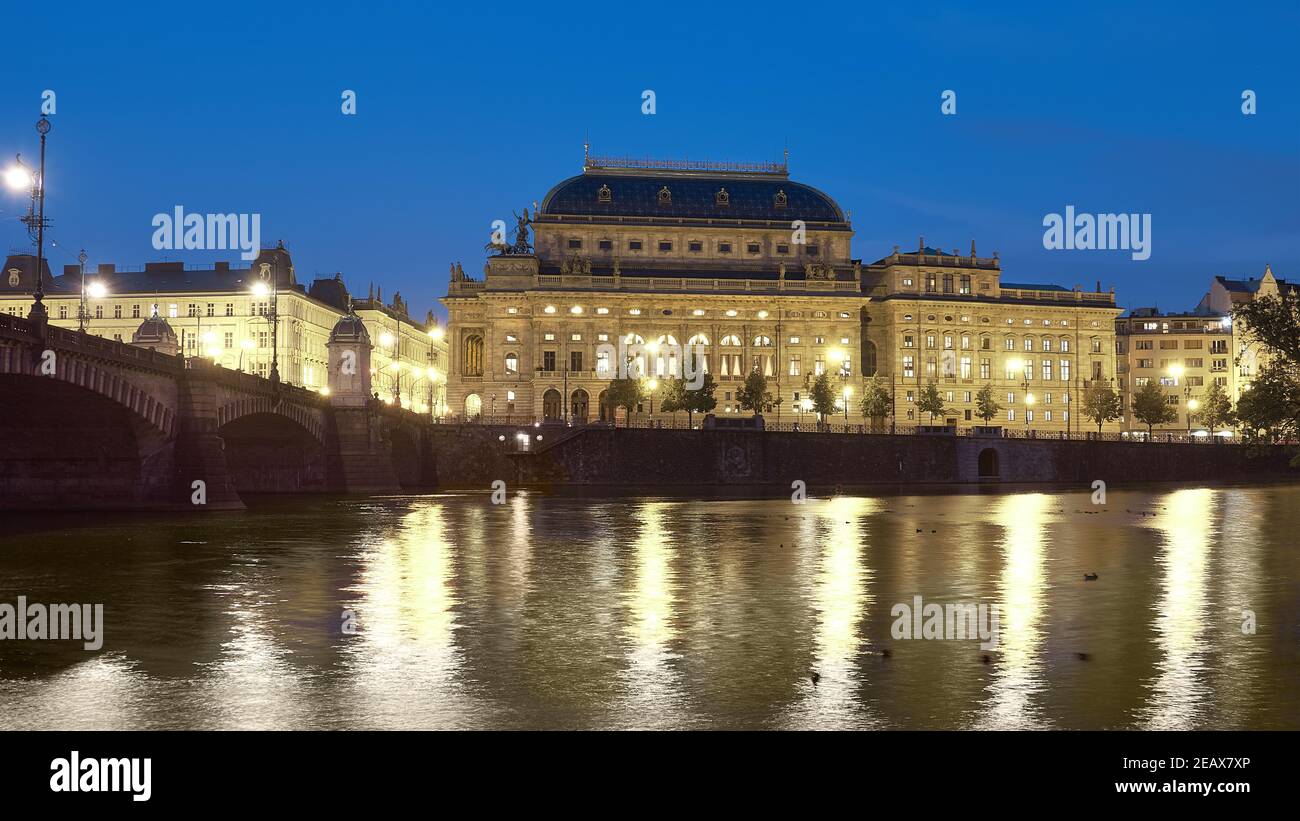 Prague opera house hi-res stock photography and images - Alamy