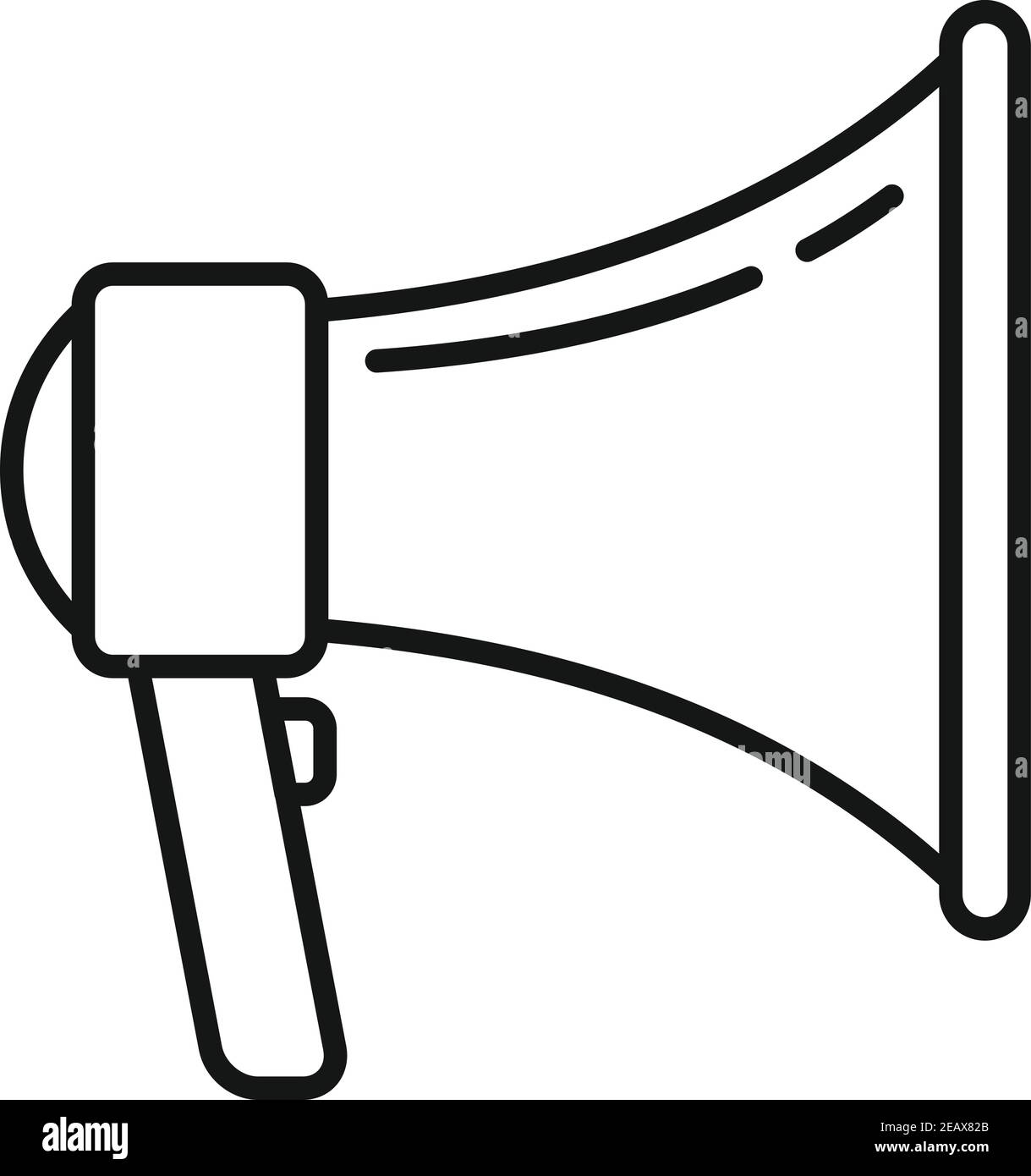 Studio megaphone icon, outline style Stock Vector Image & Art - Alamy