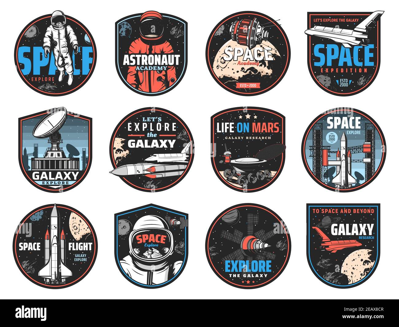 Id Badge Nasa Rocket