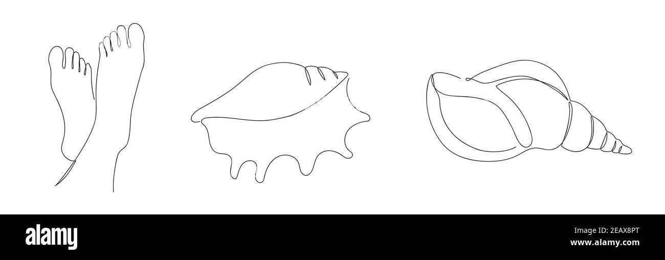 Abstract image of feet isolated on white Stock Vector Image & Art - Alamy